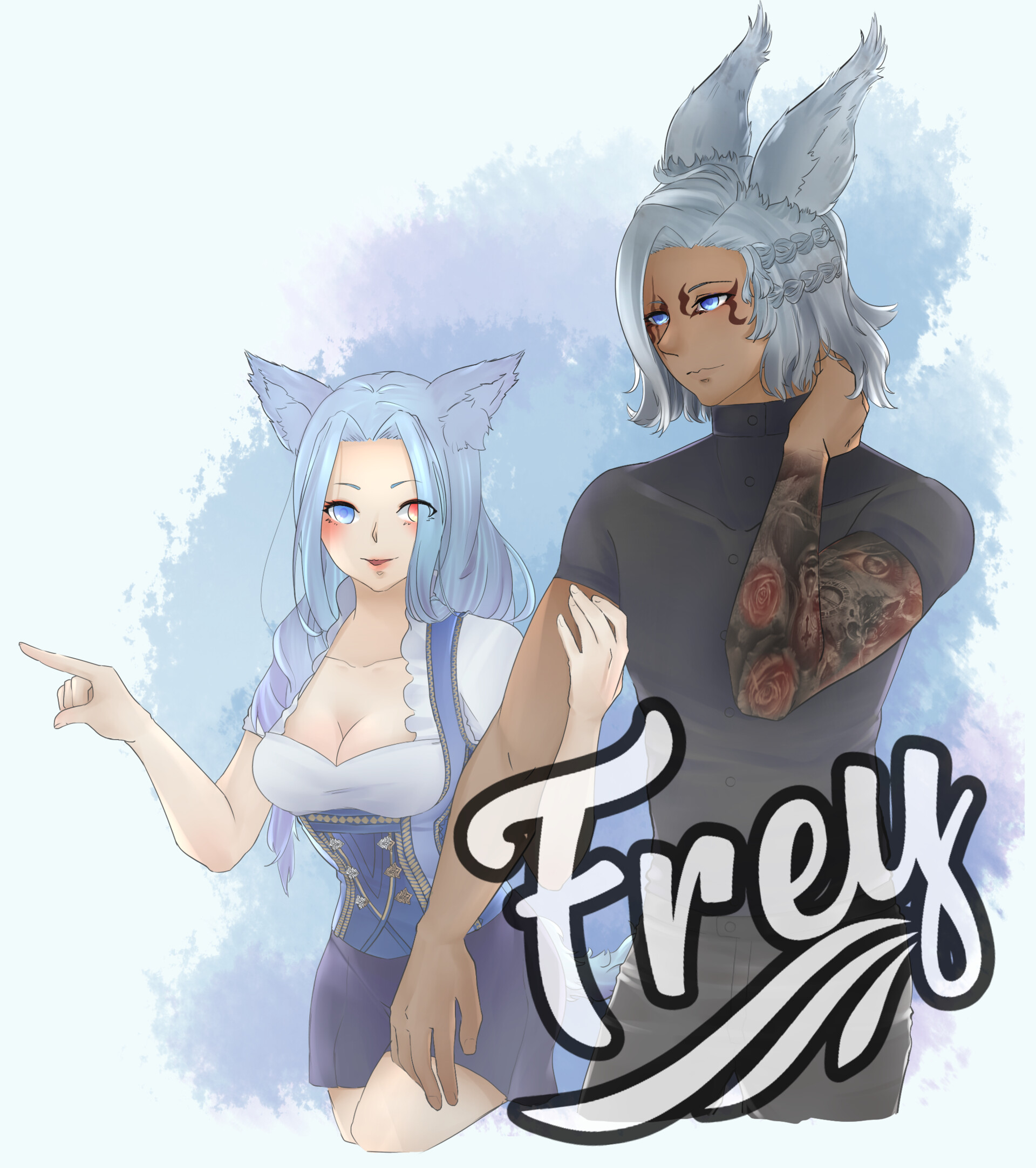 ArtStation - Lady Vamp Couple