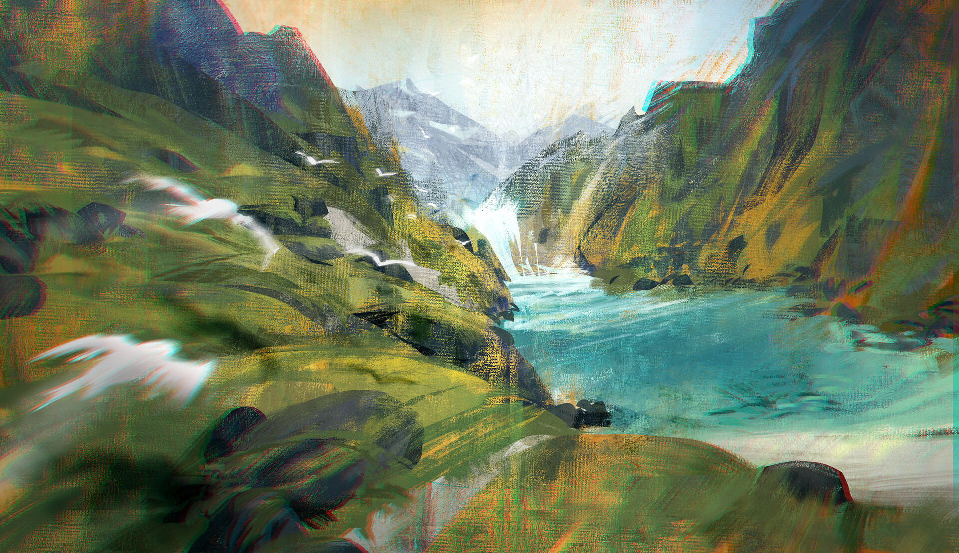 ArtStation - Environment Painting Practice