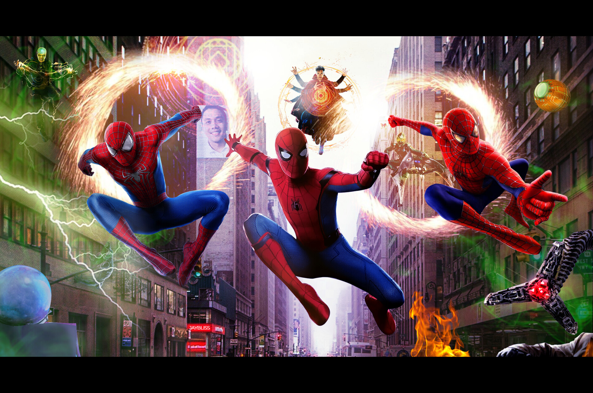 ArtStation - SPIDERMAN MULTIVERSE FIGHT SCENE VISION
