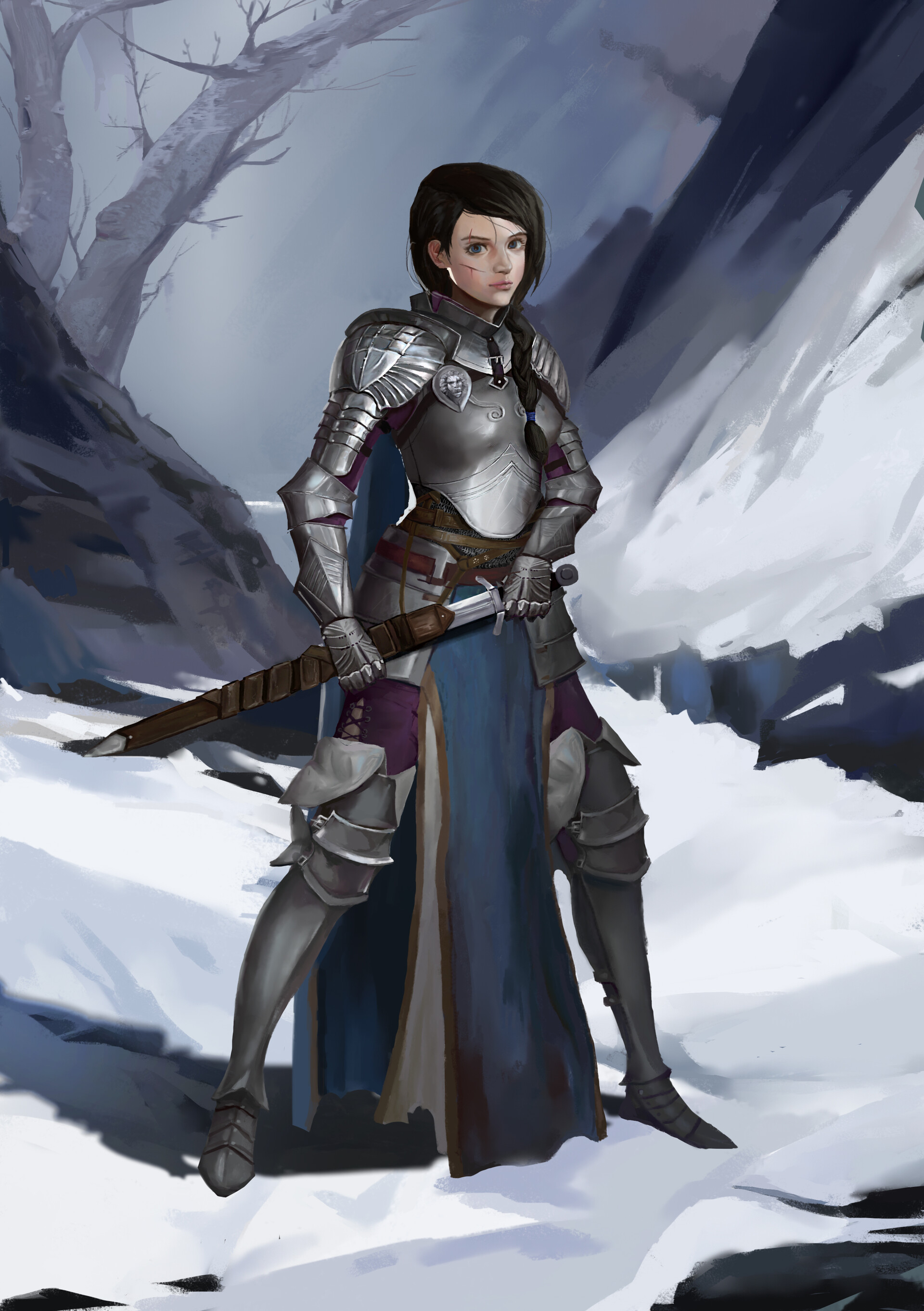 ArtStation - Female knight