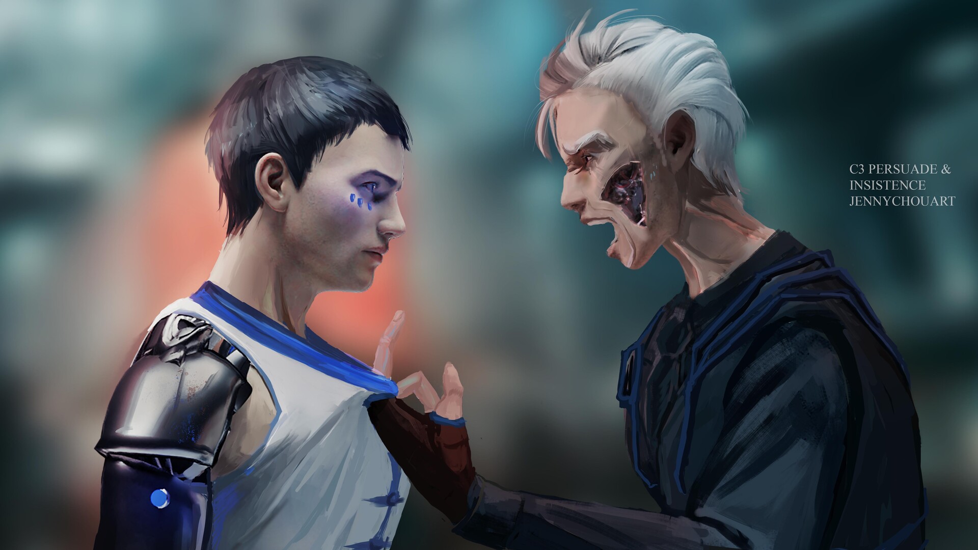 ArtStation - C3 Key art vis dev Insist (with Process)