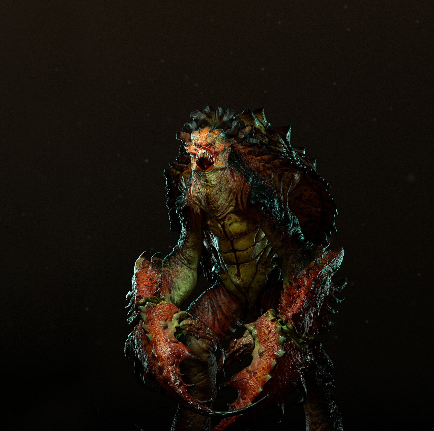 Crablike Monster by Marcin Klicki : r/ImaginaryMonsters