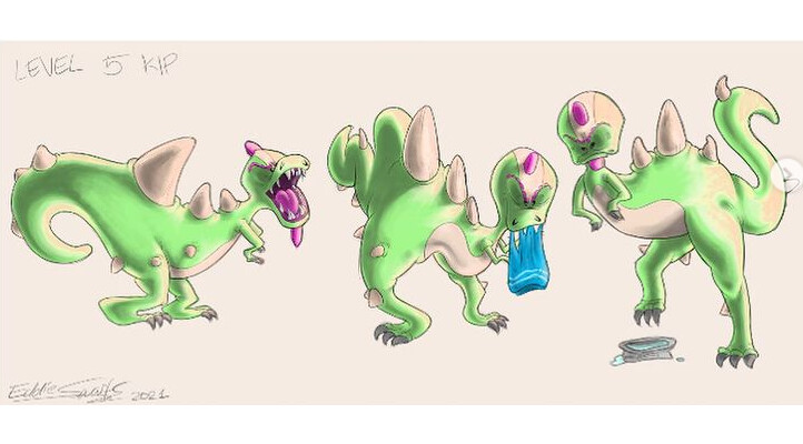 Eddie Swarts - Chicken/Dino Hybrid Designs