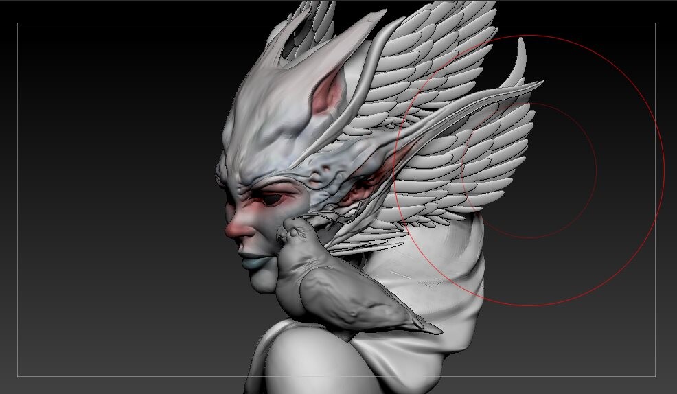 ArtStation - Bird Lady