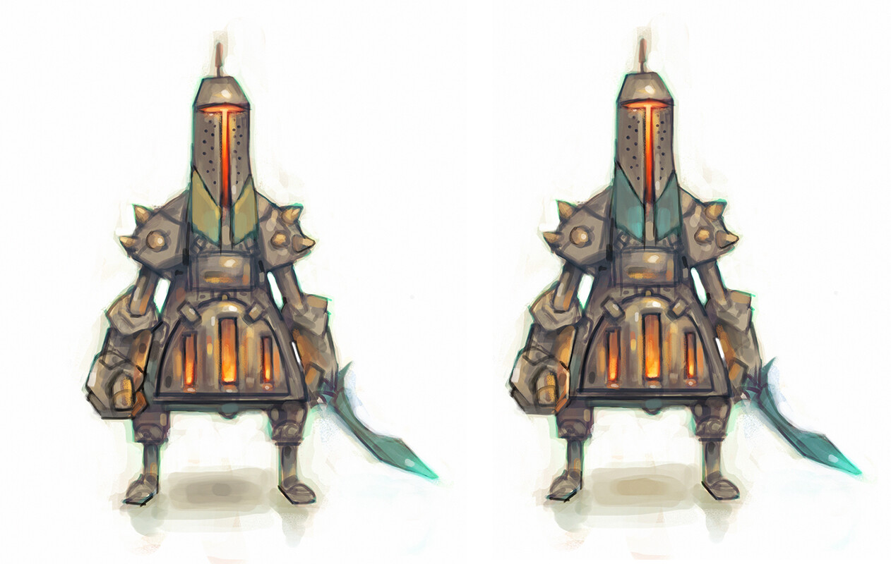 ArtStation - Fire knight/warrior