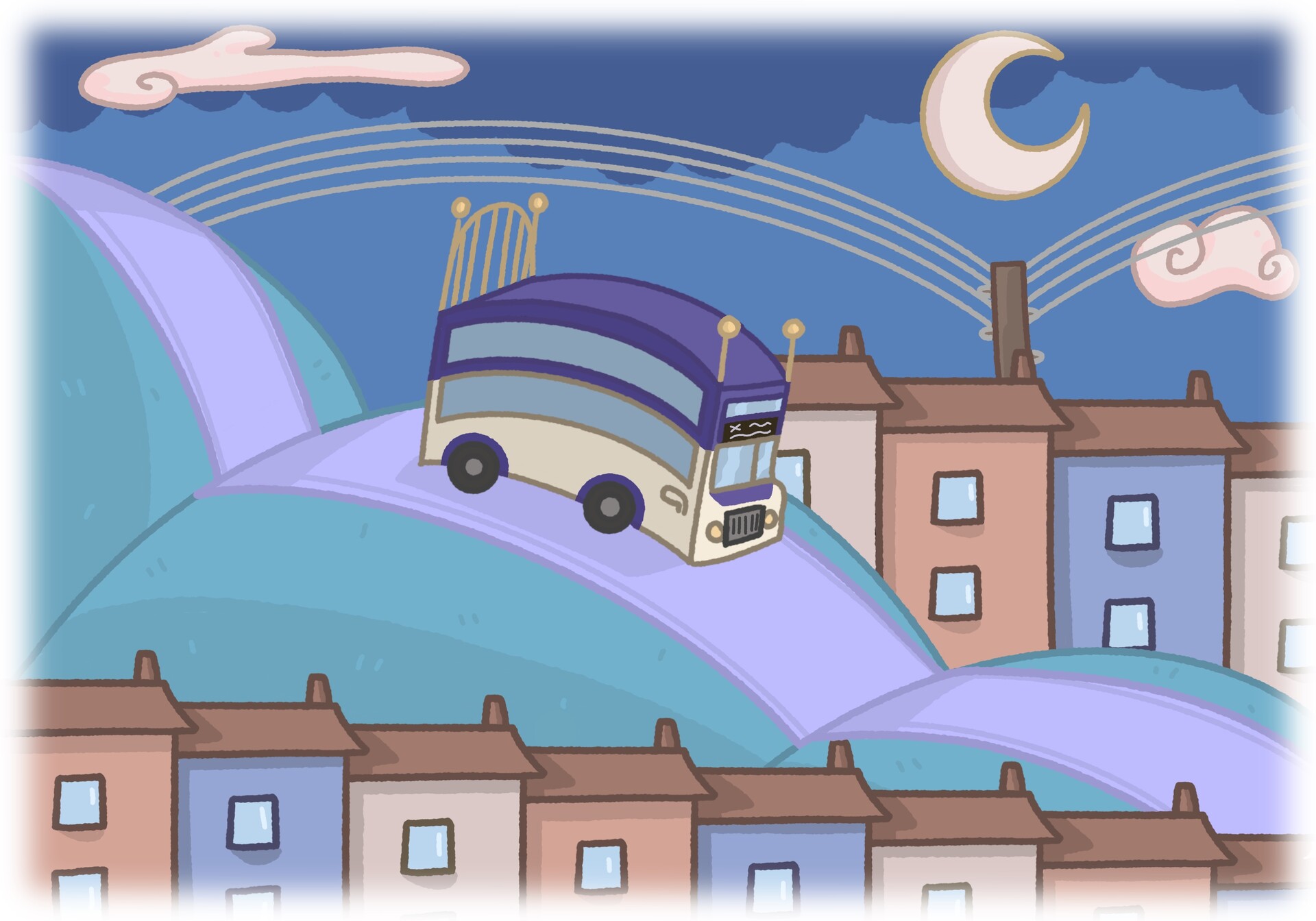 Georgie - Illustrated Children's Book - The Beddy-Bye Bus