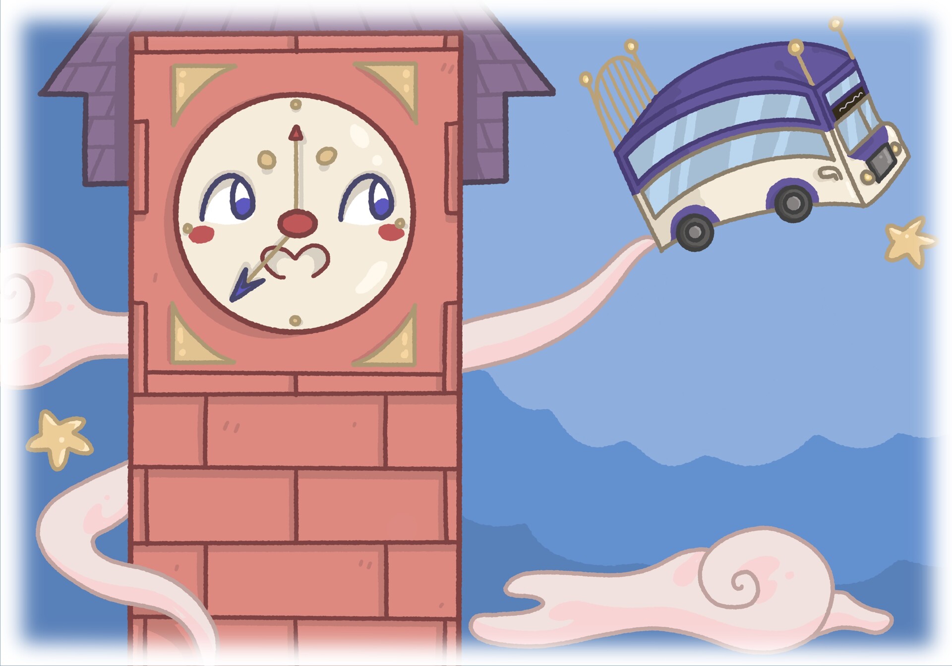 Georgie - Illustrated Children's Book - The Beddy-Bye Bus