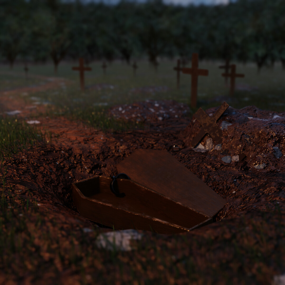 ArtStation - Opened grave