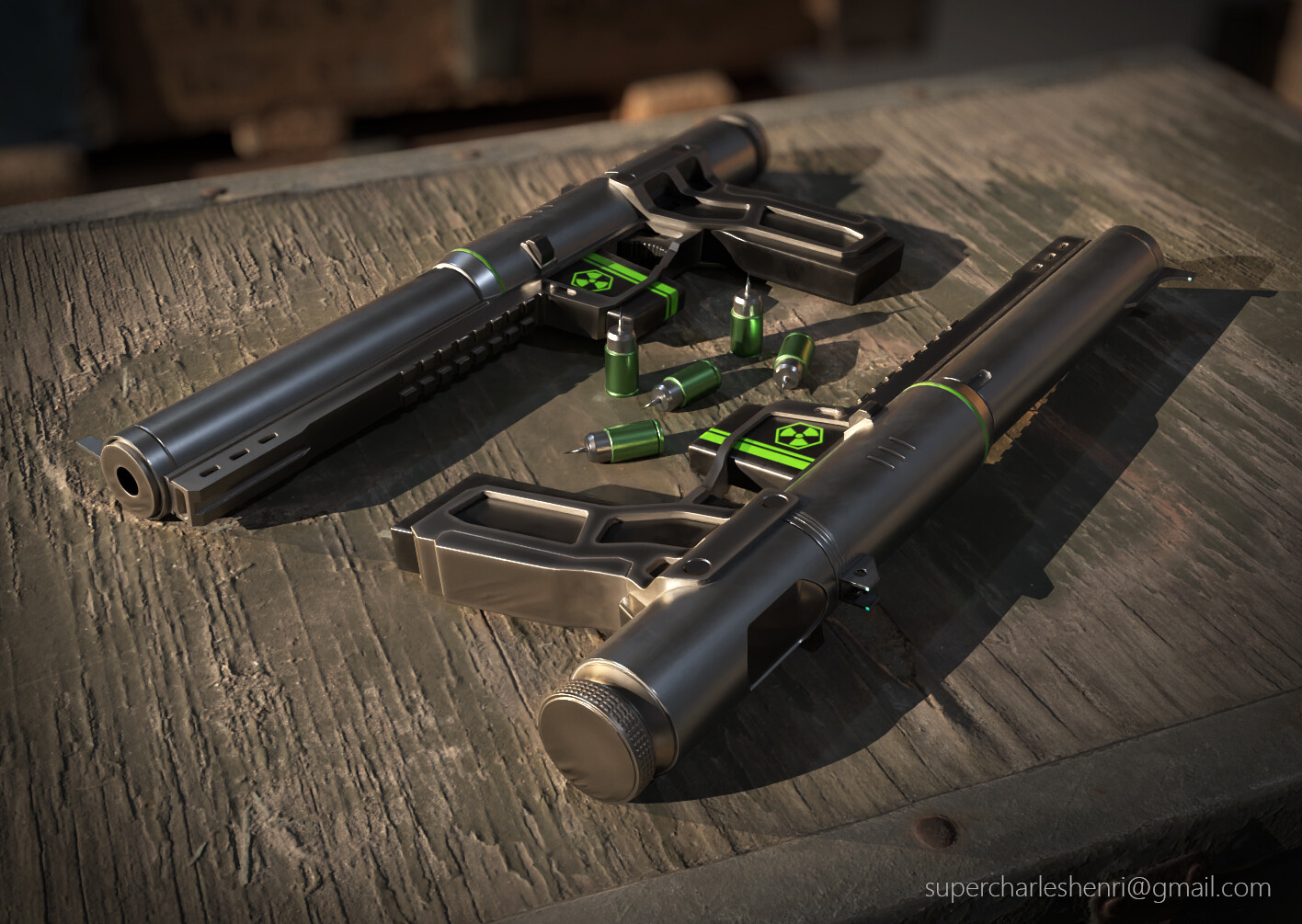ArtStation - Dart Gun