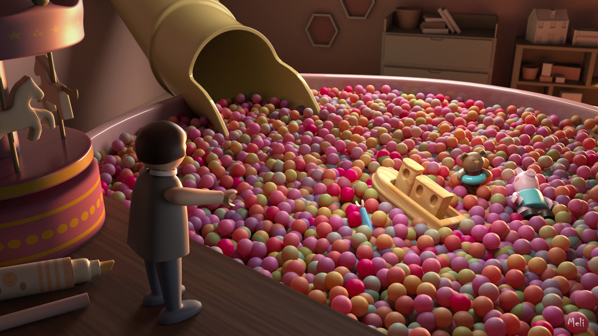 ArtStation - Ball pool