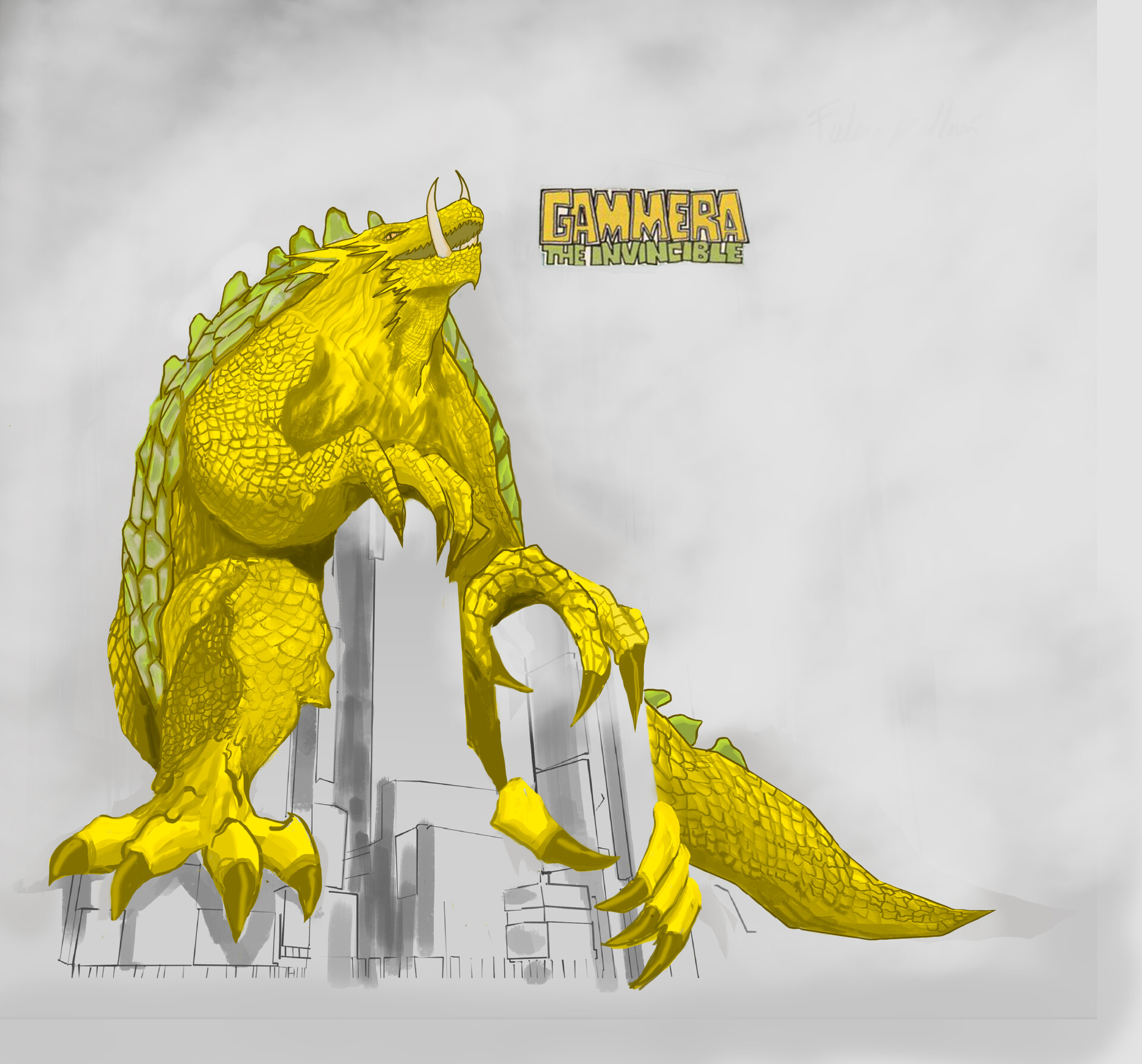 ArtStation - Gammera Fan Art Study