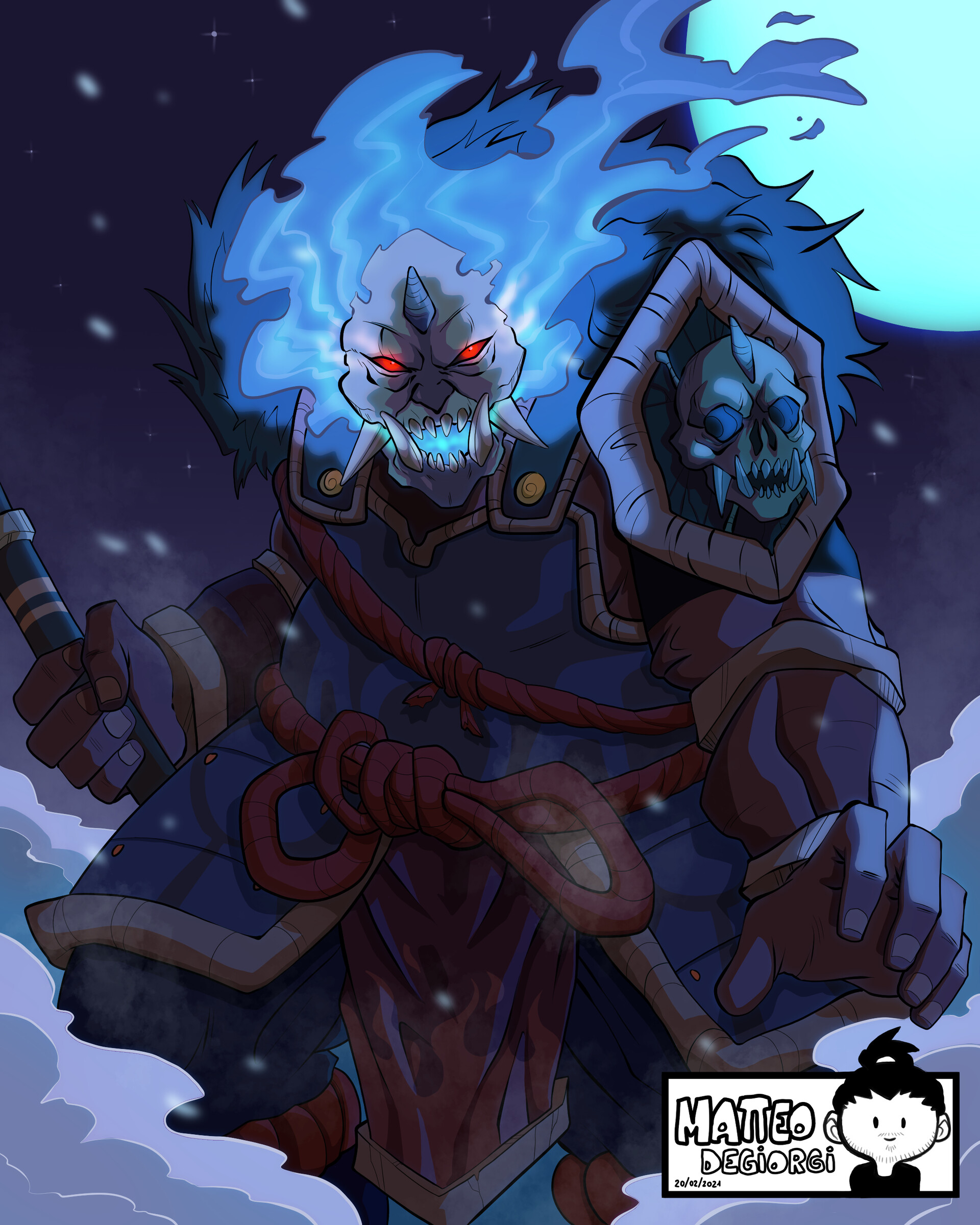 ArtStation - Oni Samurai