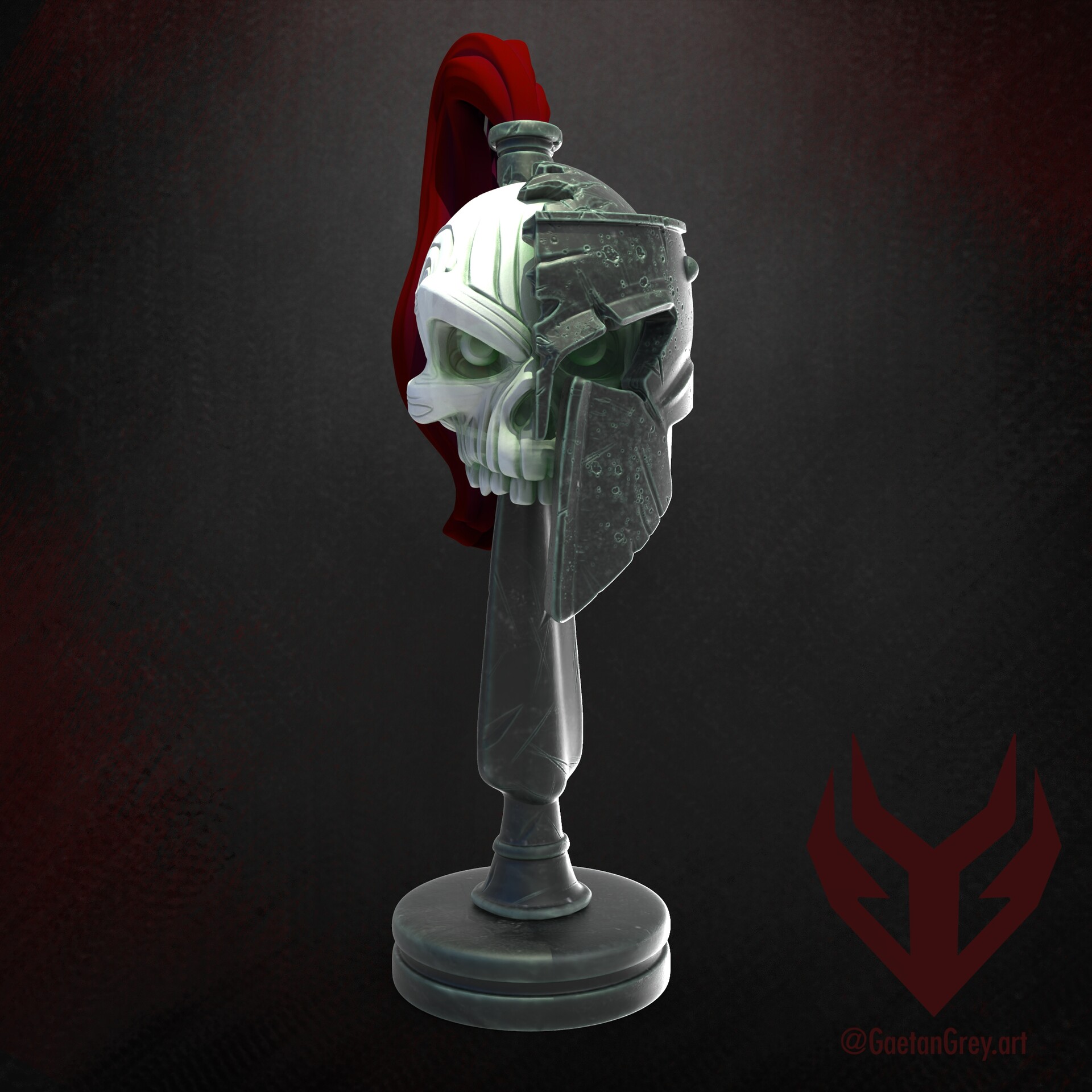 ArtStation - Skull - helmet