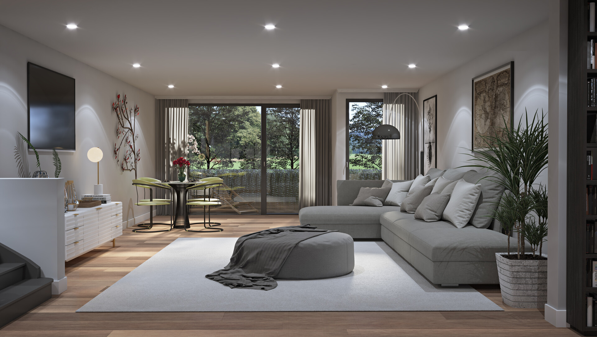 ArtStation - Living Room Interior ArchViz