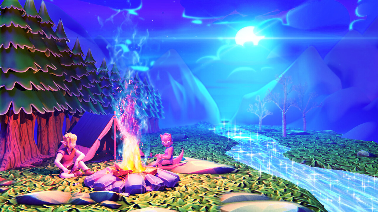 ArtStation - Project Moonlight Scene