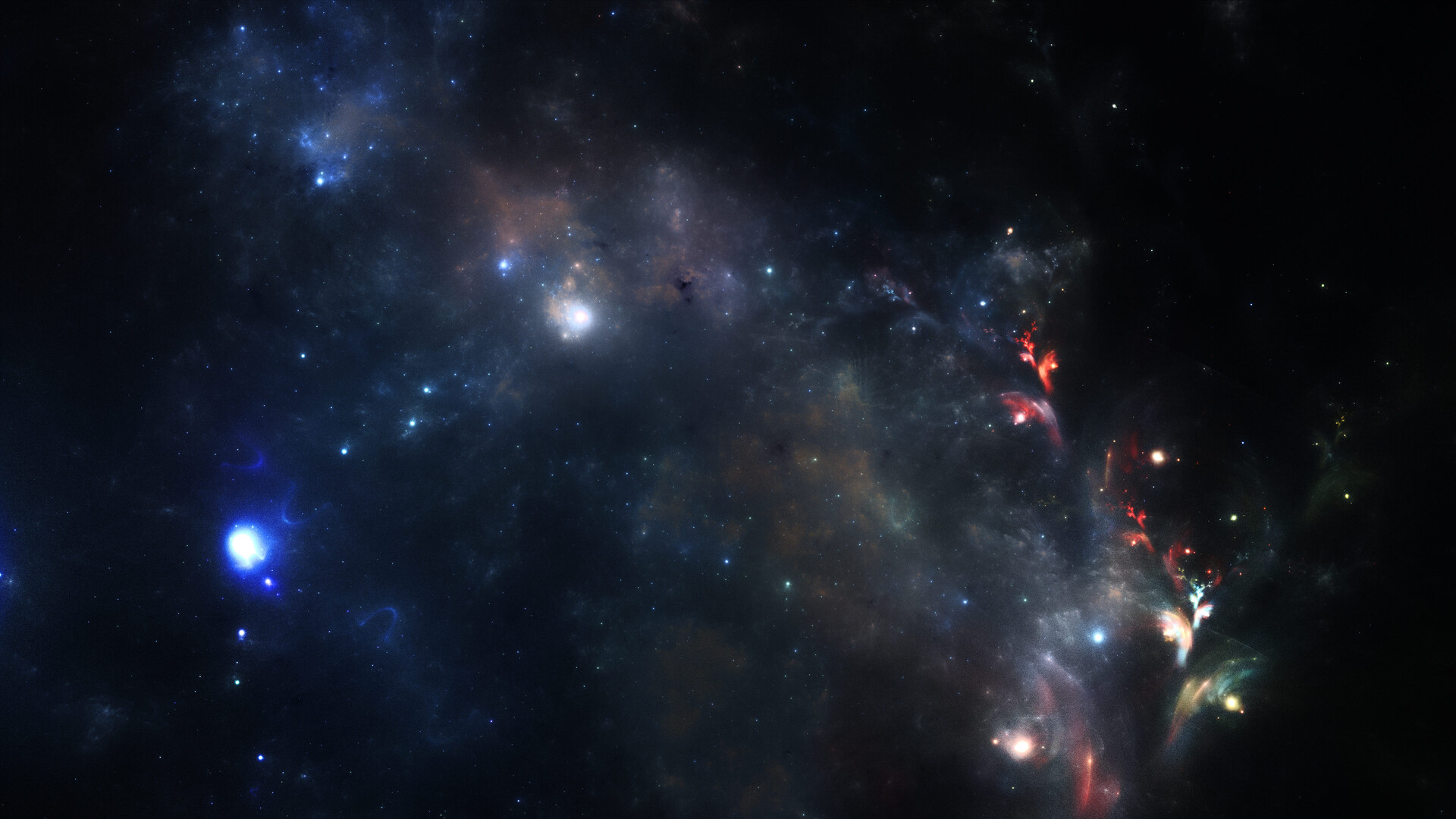 ArtStation - Fireworks Nebula