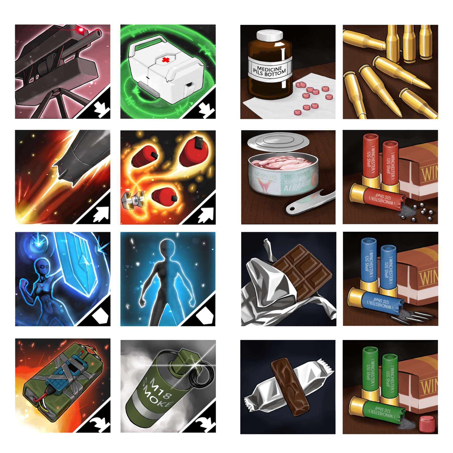 ArtStation - skil / item ui resource