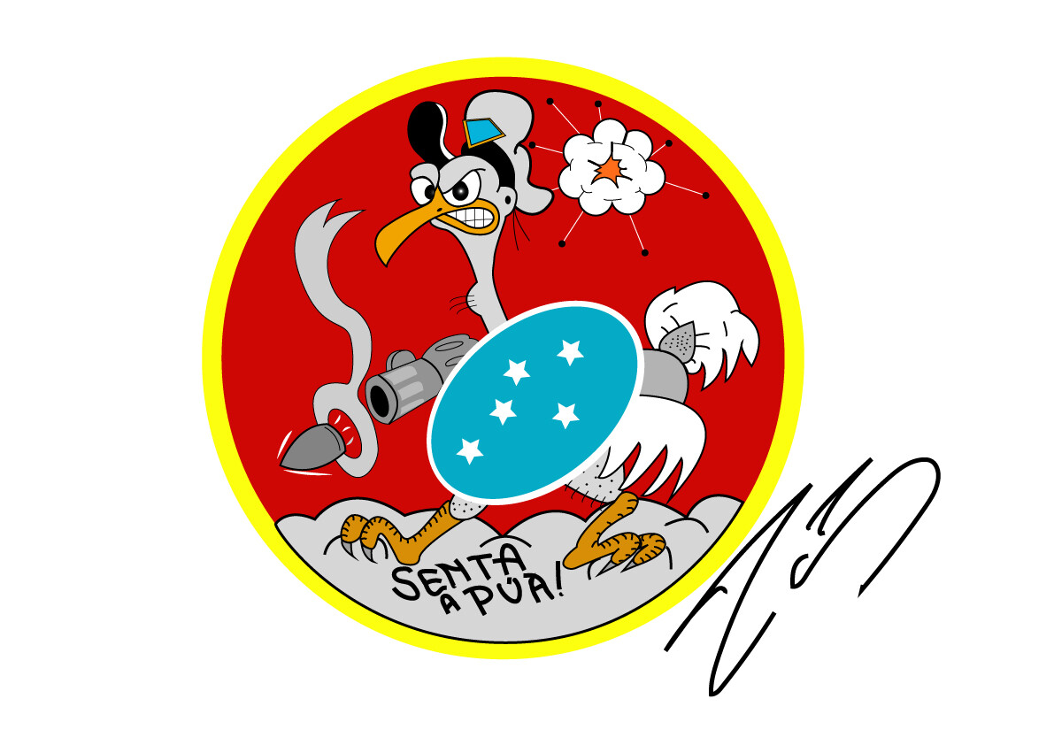 ArtStation - Brazilian First Fighter Aviation Squad - Senta a Púa