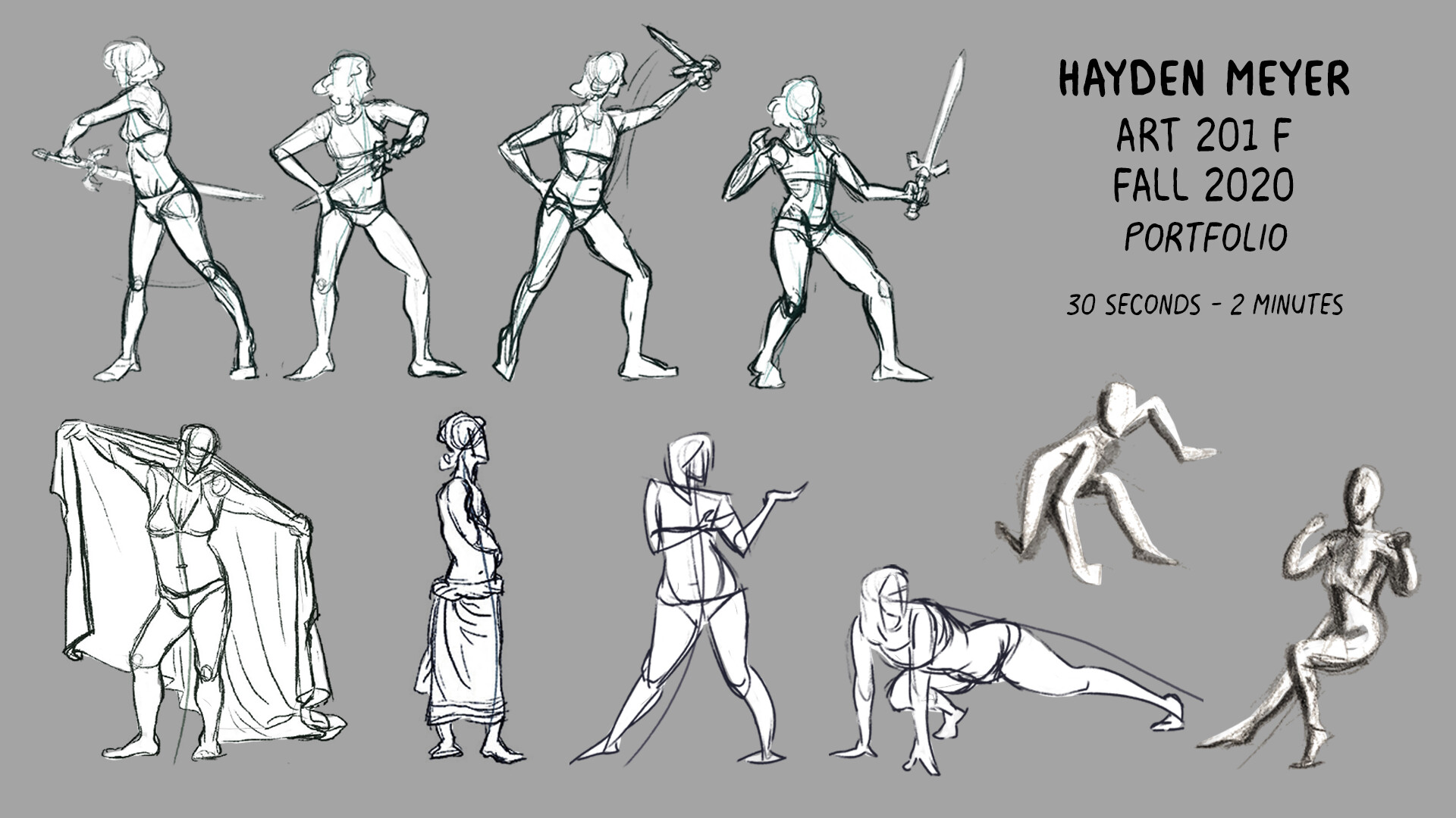 ArtStation - Figure Drawing - Fall 2020