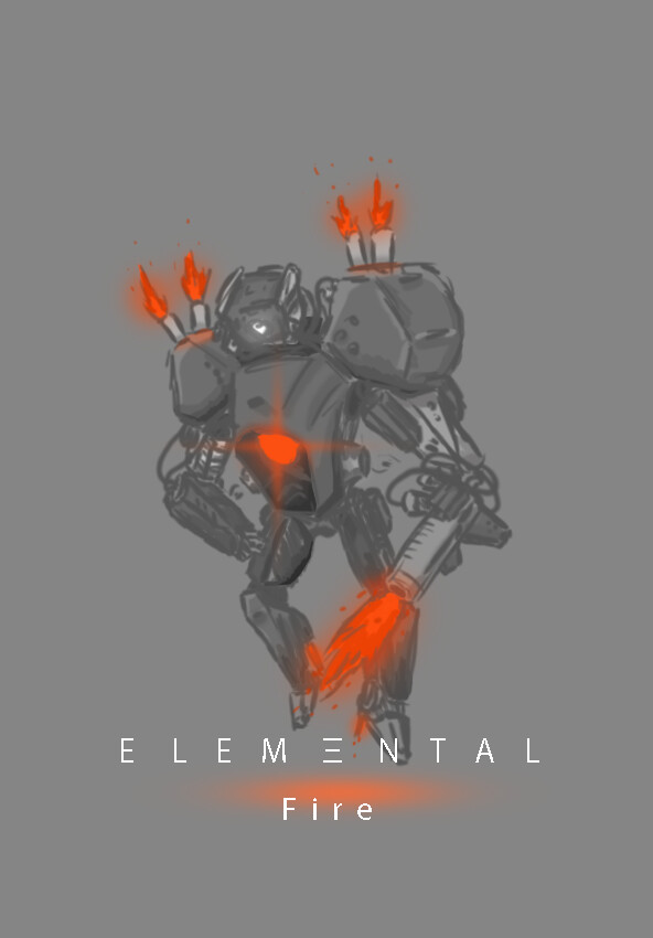 ArtStation - mech Elemental