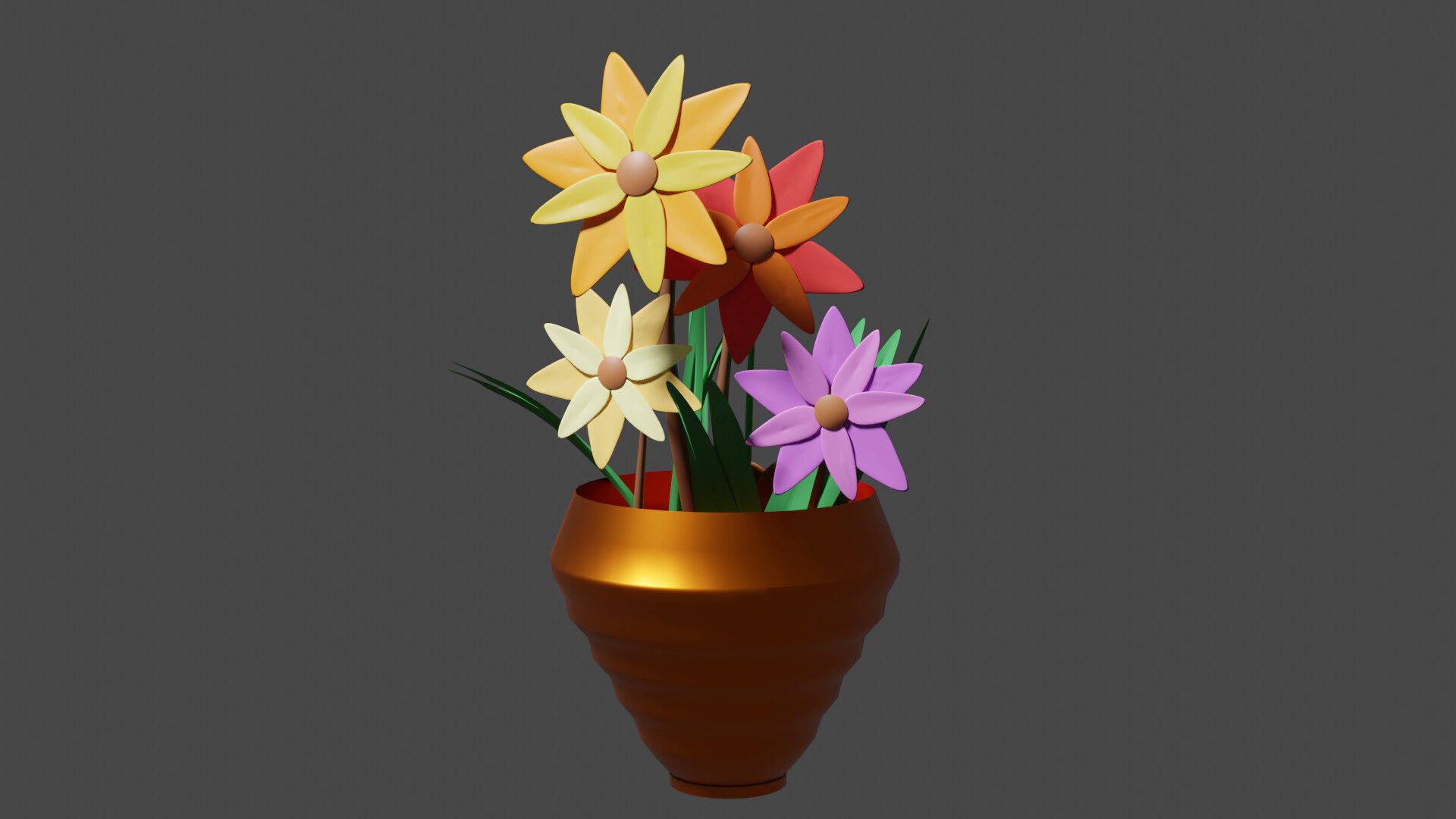 ArtStation - Butterfly flower port