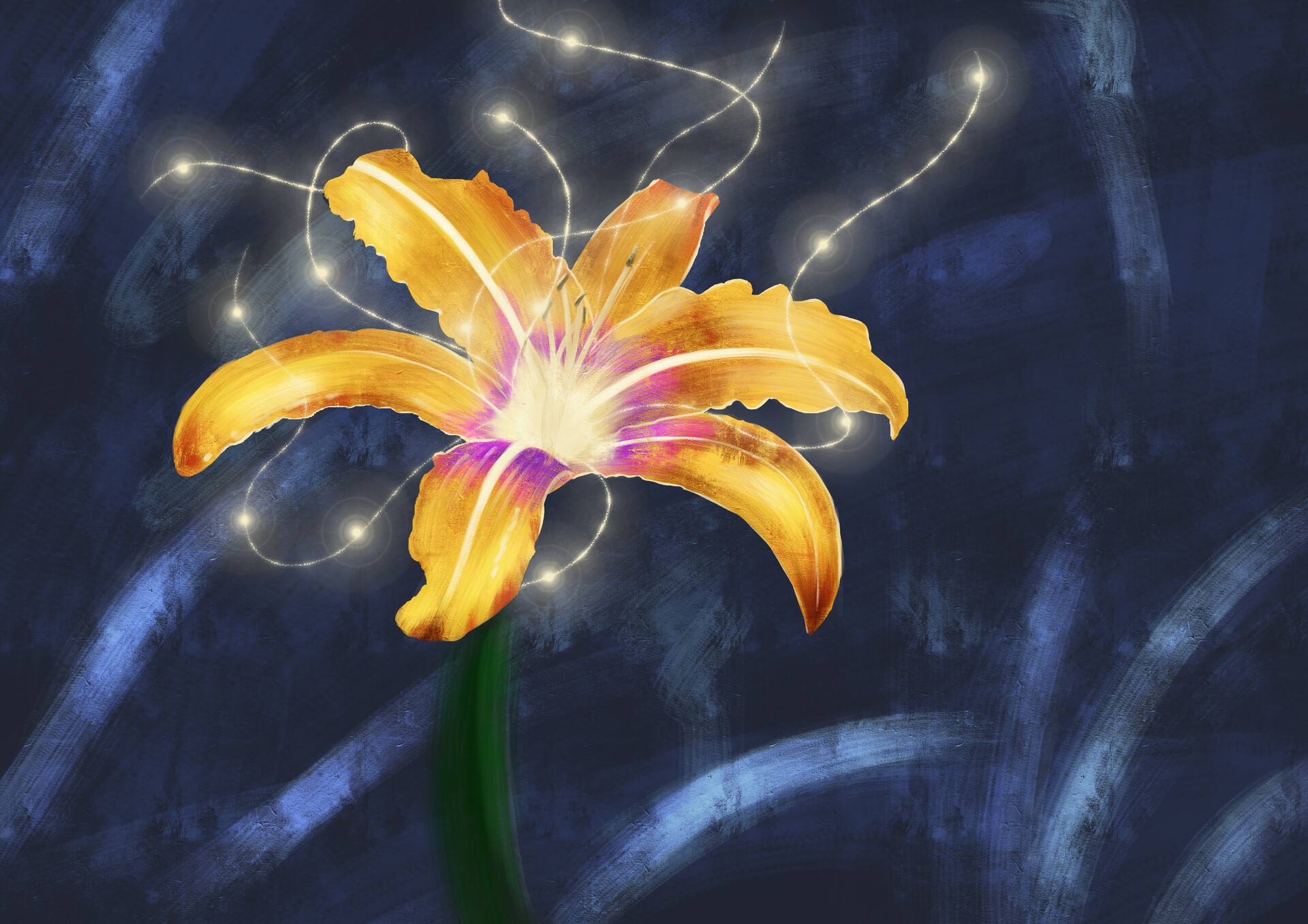 ArtStation - Fleur magique