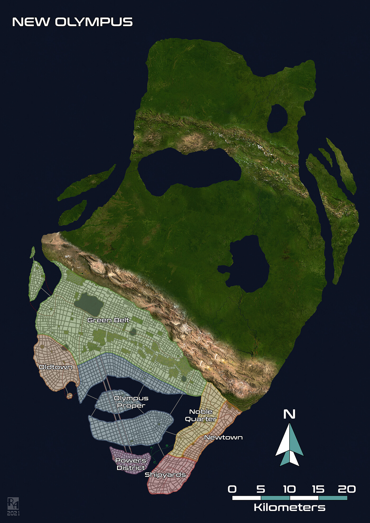 ArtStation - Legends Map