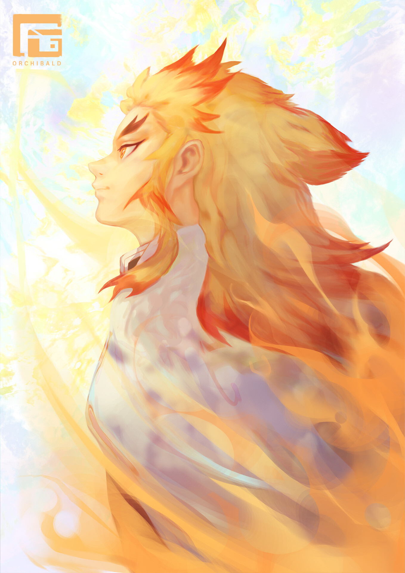 ArtStation - Rengoku / Demon Slayer