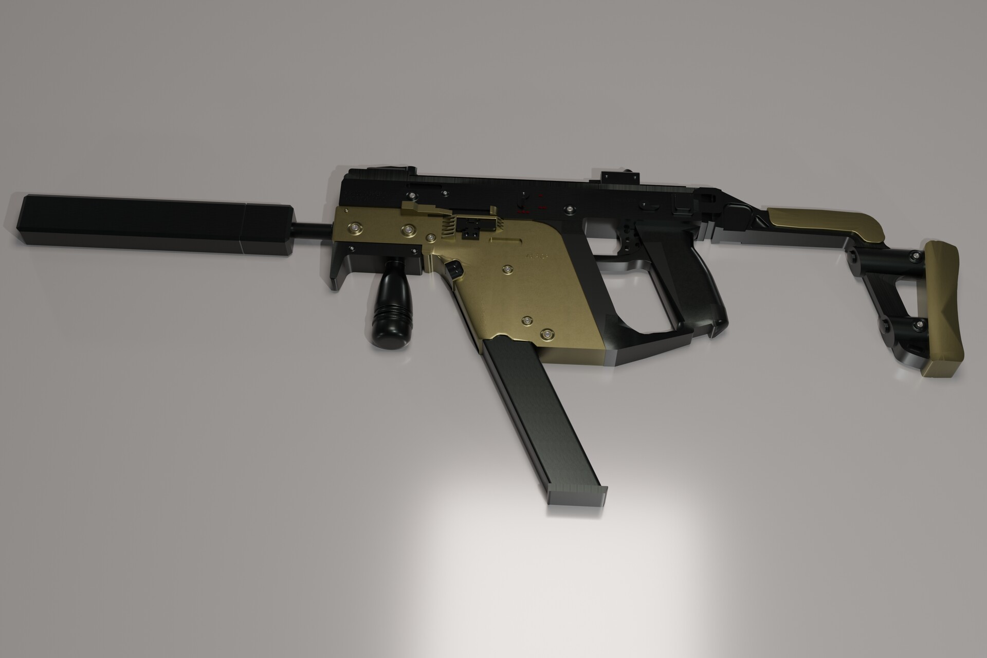ArtStation - KRISS VECTOR SMG 3D