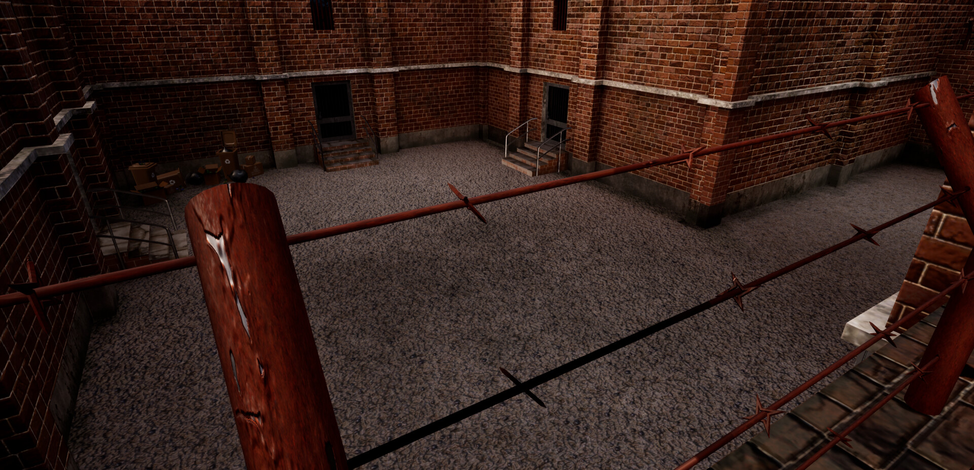 ArtStation - Prison Playground Environnement