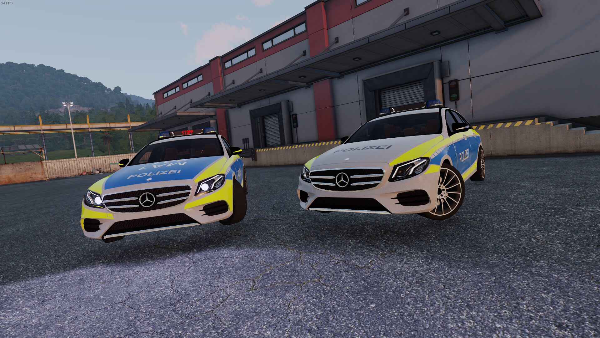 ArtStation - Mercedes-Benz E-Class Polizei