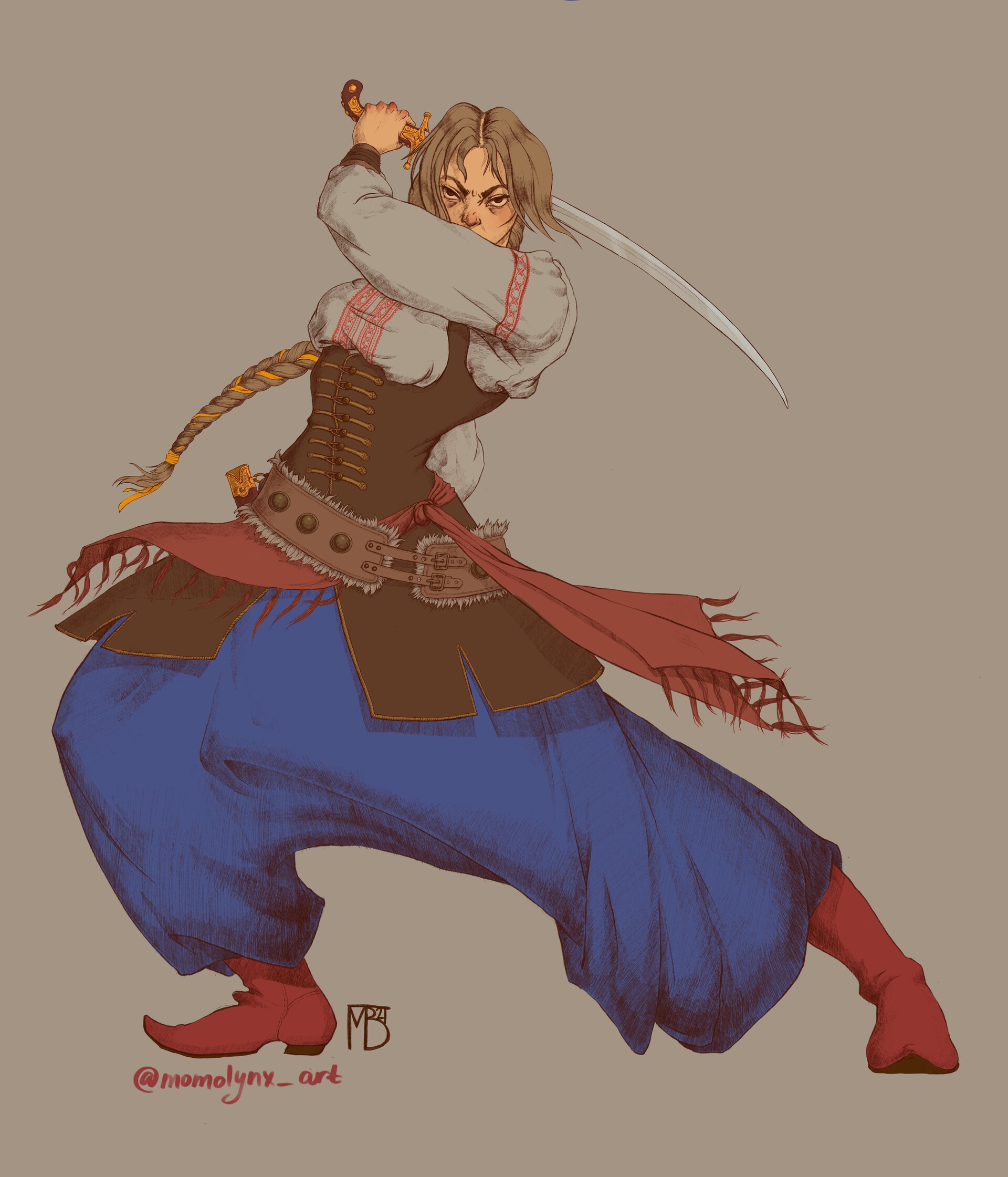 ArtStation - Ukrainian Cossack