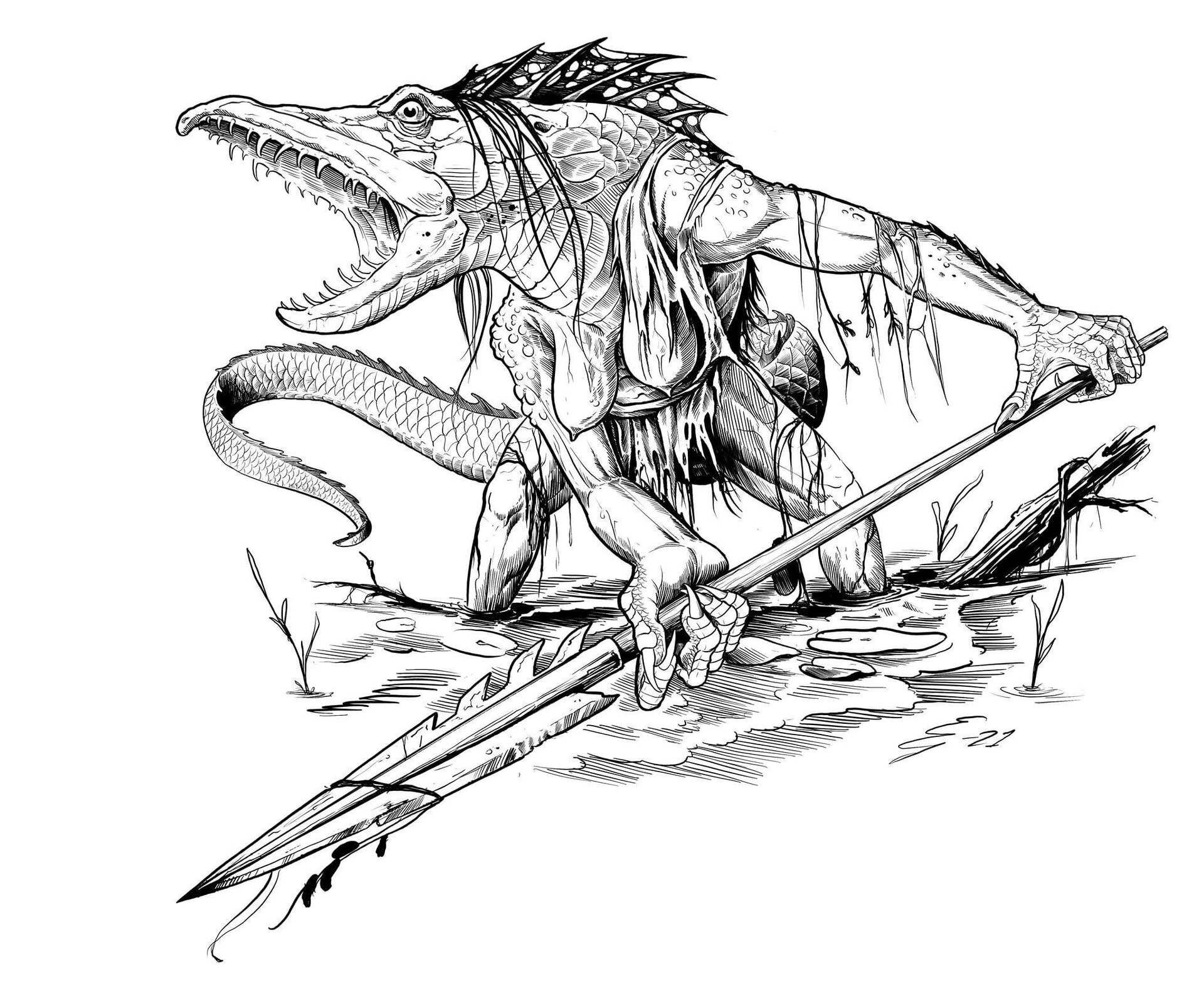 ArtStation - Monster for the Swedish rpg Kopparhavets hjältar.