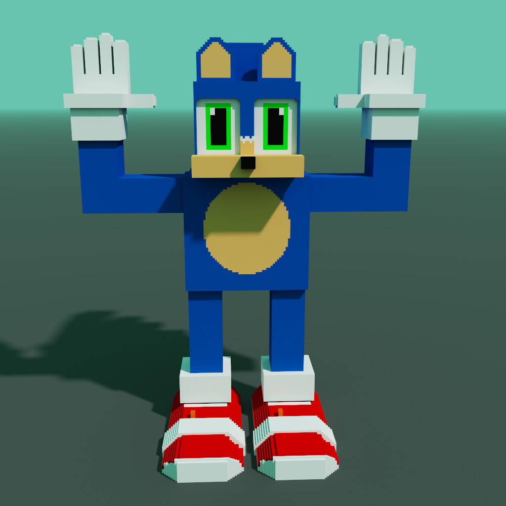 ArtStation - Movie Sonic