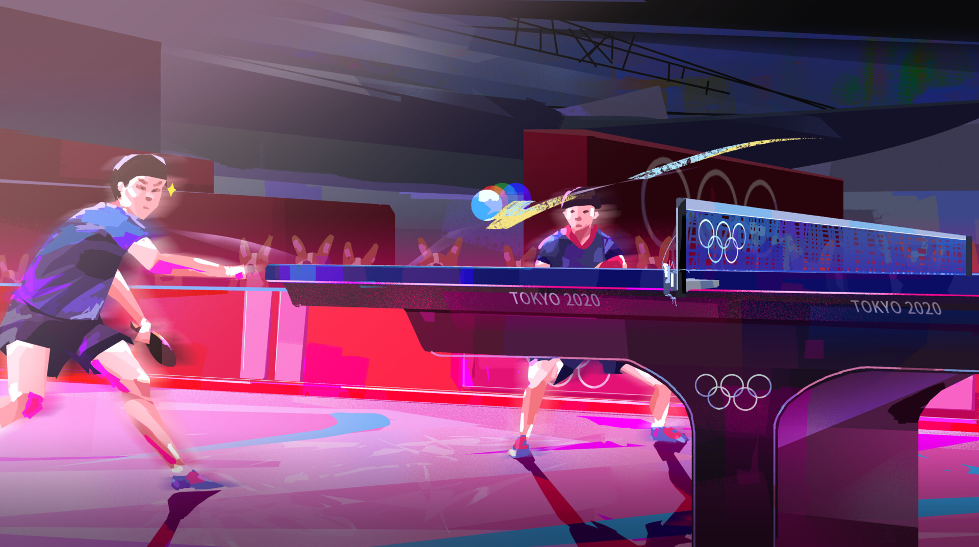 ArtStation - Olympics Table Tennis