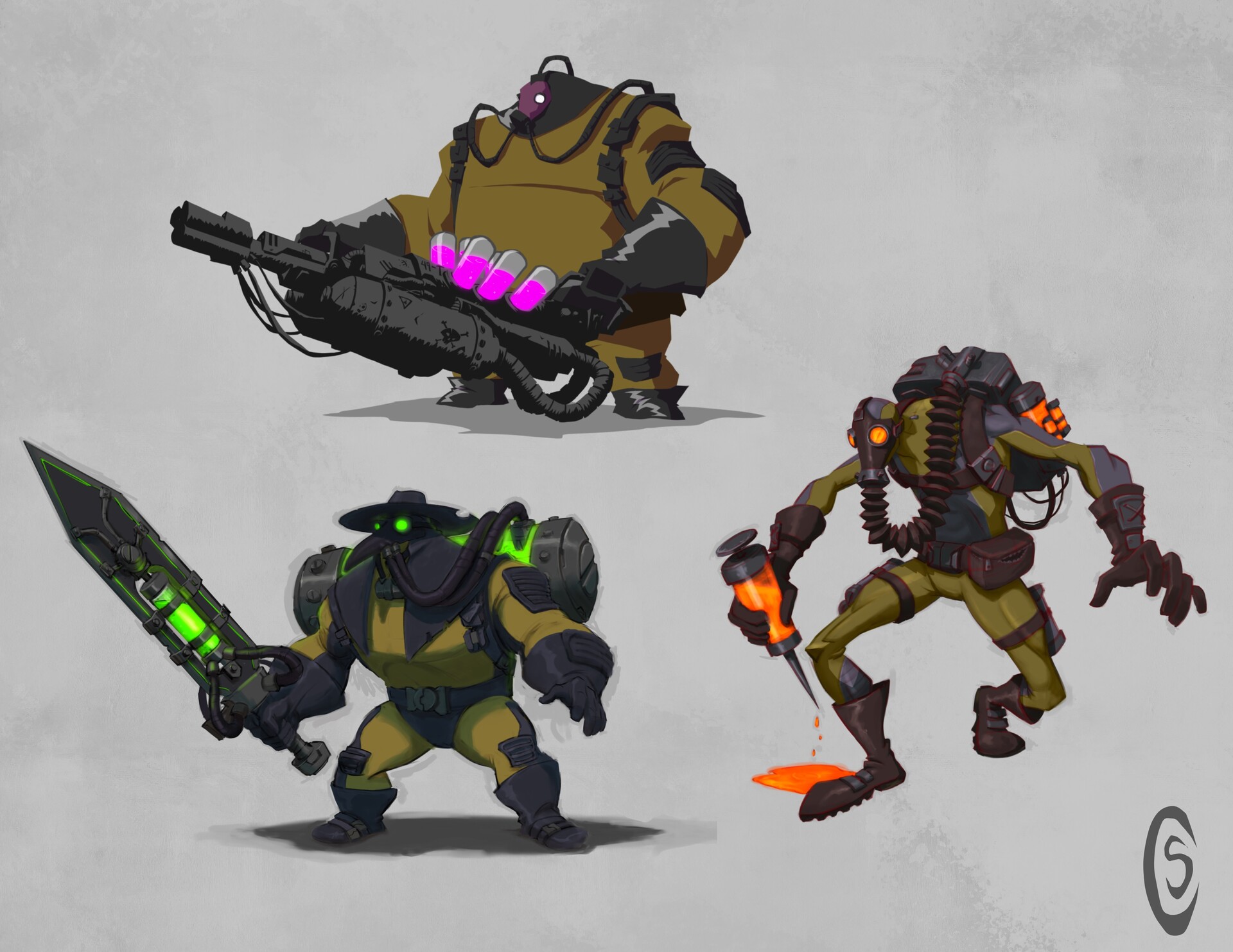 Artstation Germaphobes Personal Project