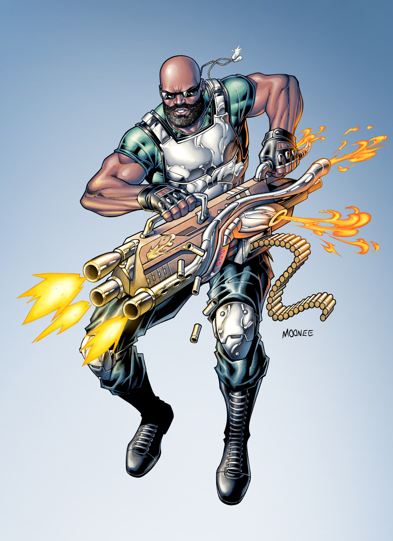 ArtStation - Back Blast OC commission