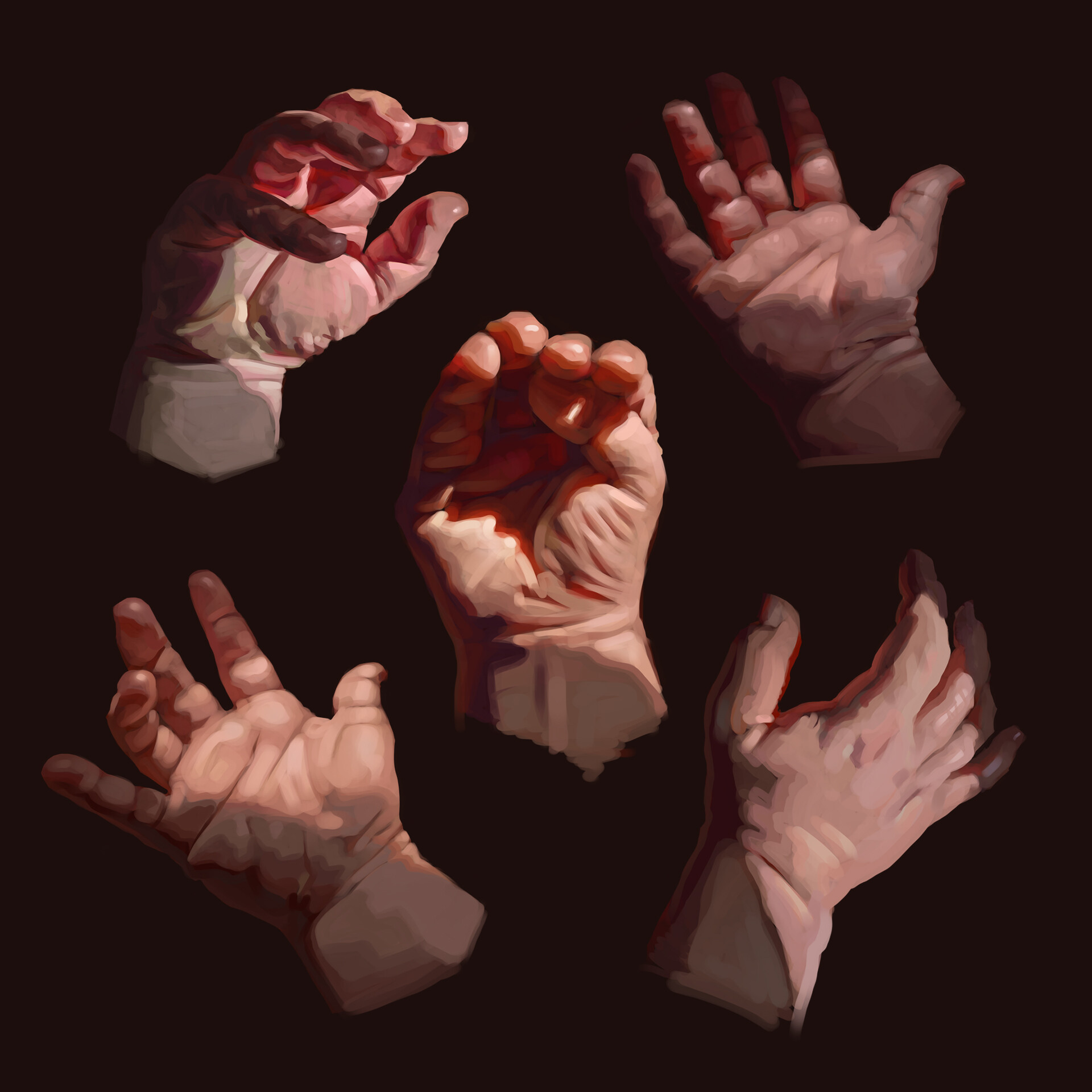 ArtStation - Hands Exercise