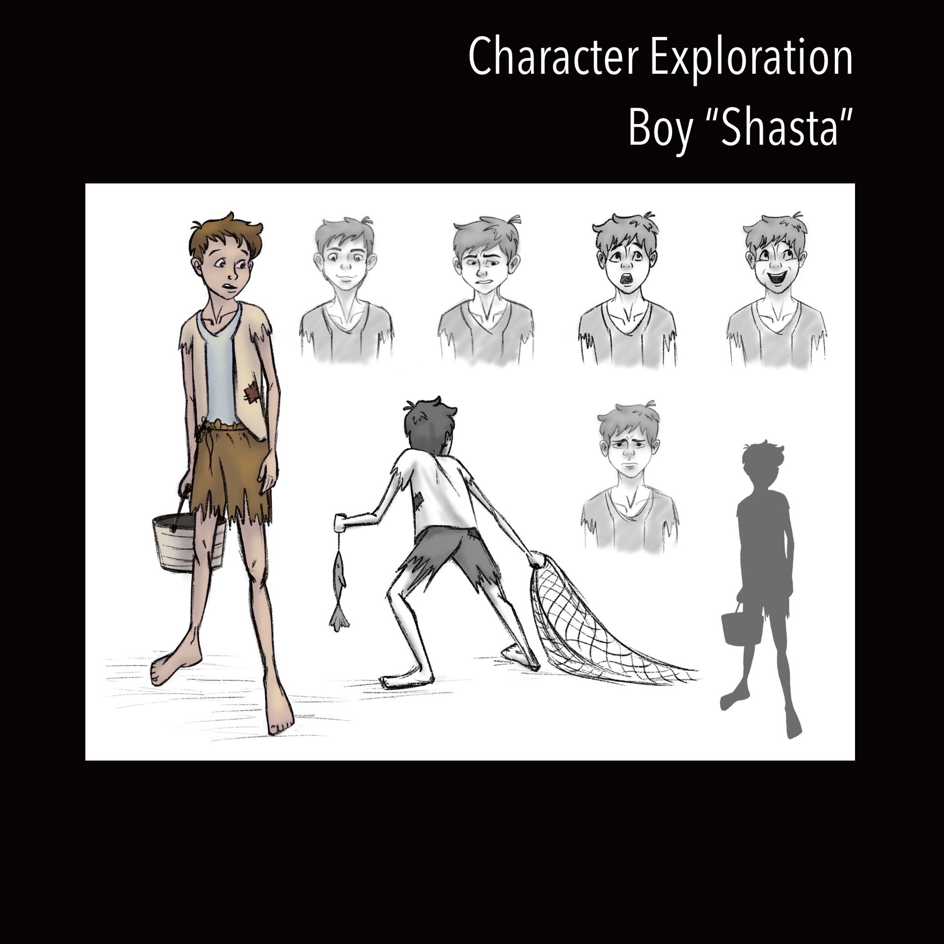 ArtStation - Character Exploration - Shasta (The Horse and His Boy)