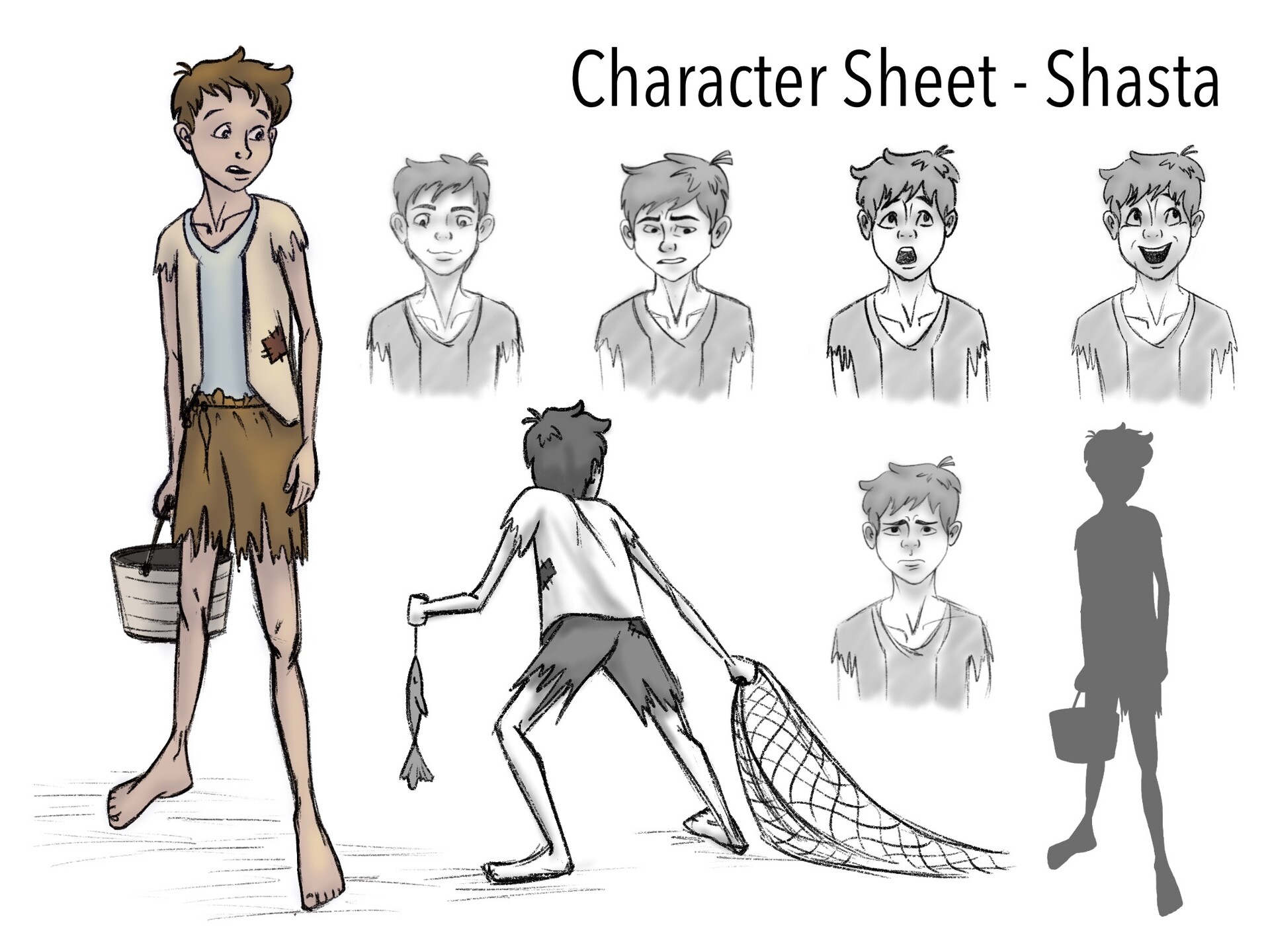Erika Birkenes - Character Exploration - Shasta (The Horse and His Boy)