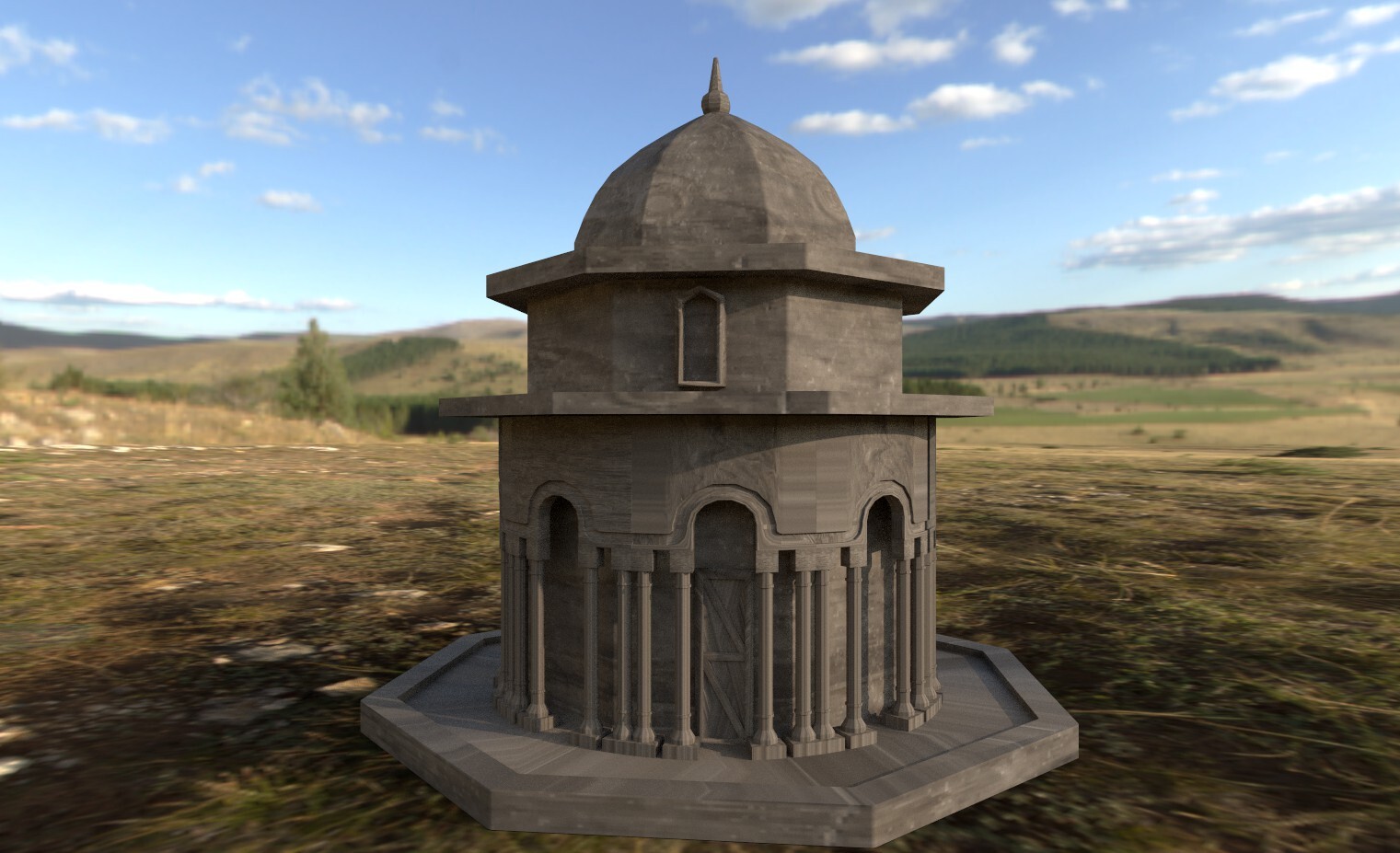 ArtStation - simple temple