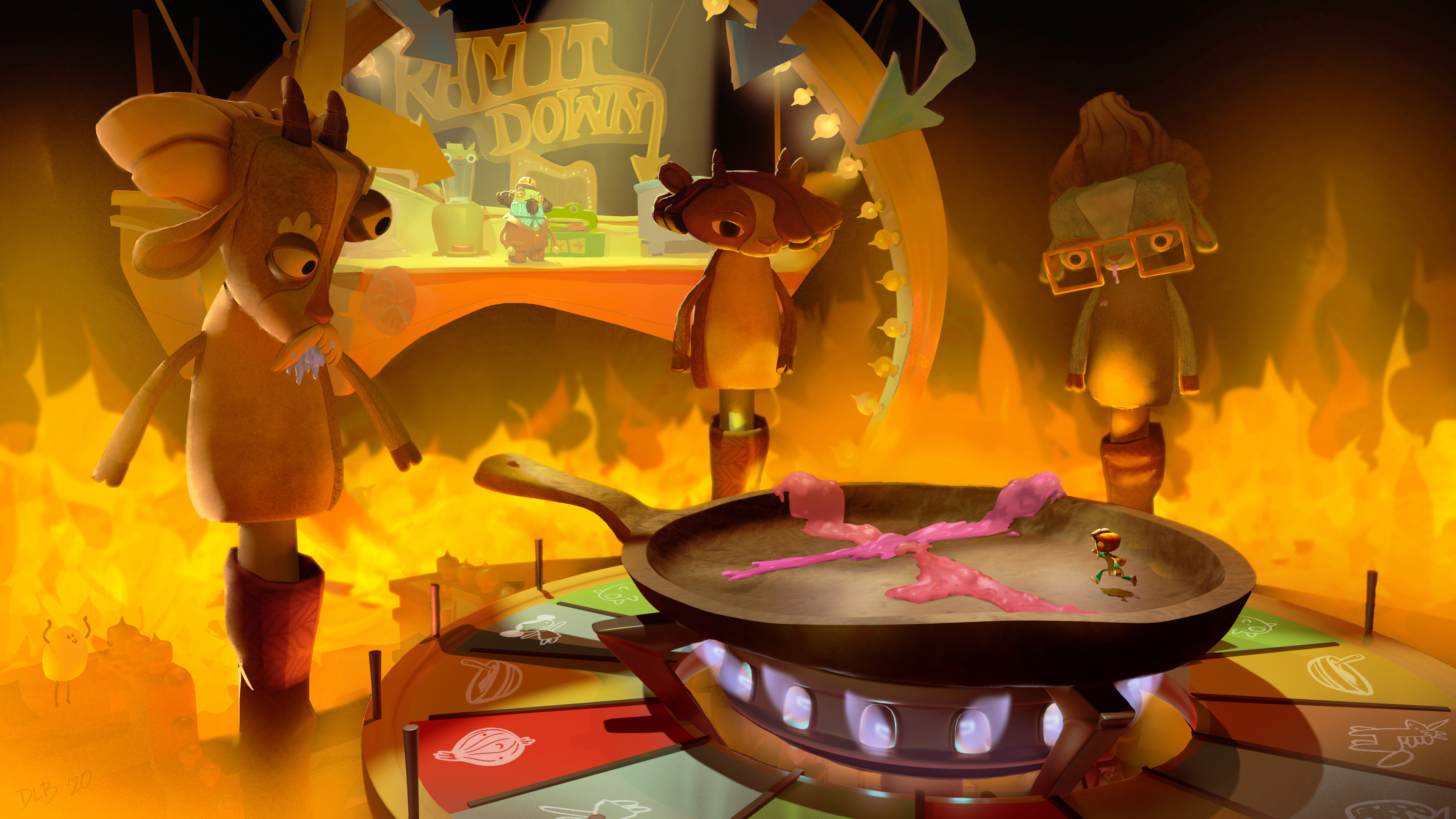 Derek Brand - Psychonauts 2- Compton's Cookoff Boss Concepts