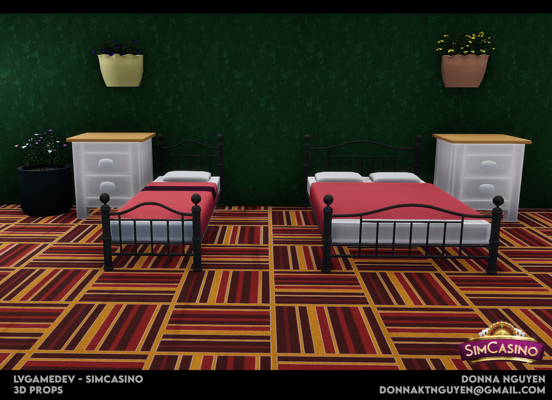 Donna Nguyen - SimCasino 3D Props