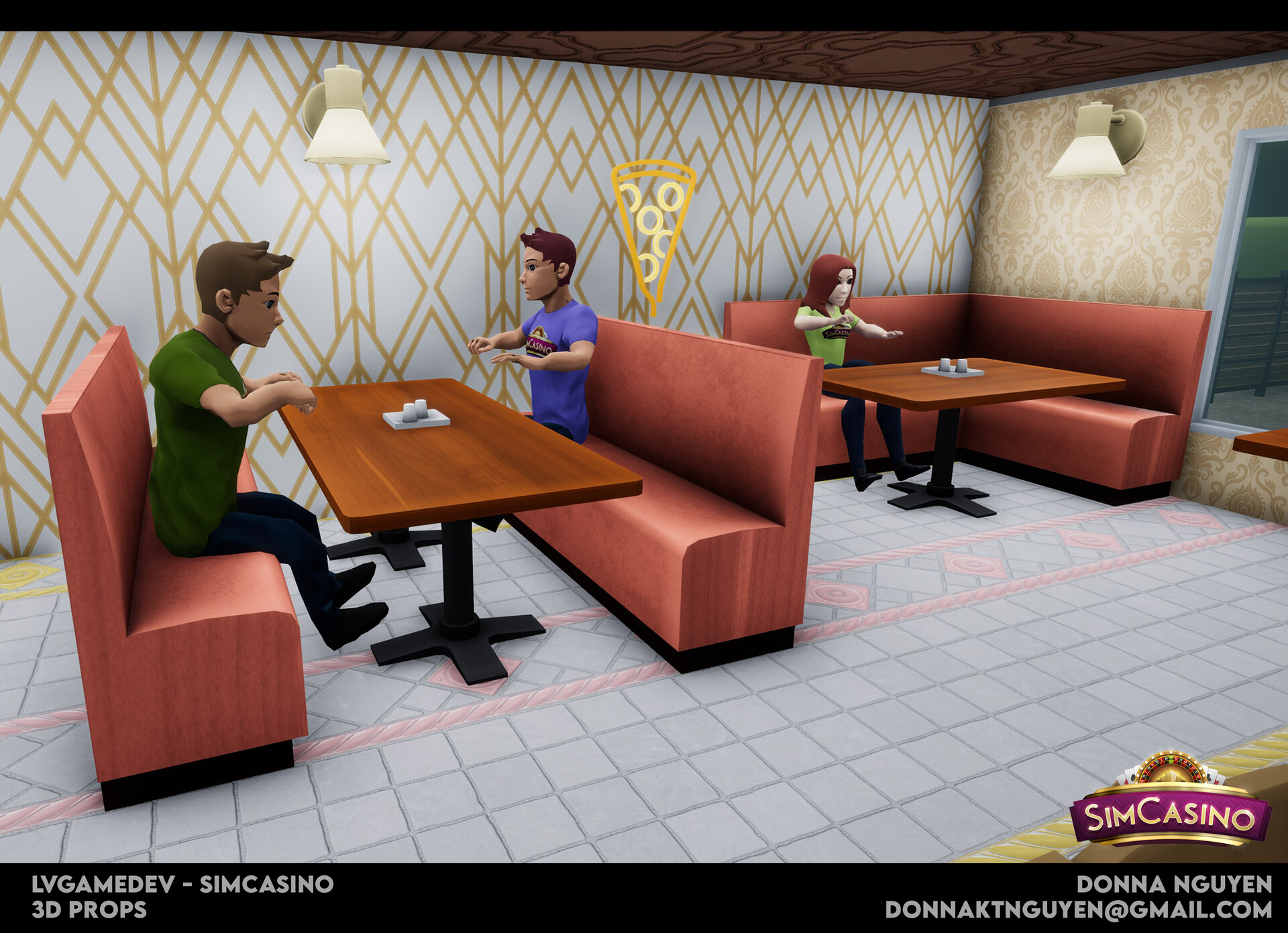 Donna Nguyen - SimCasino 3D Props