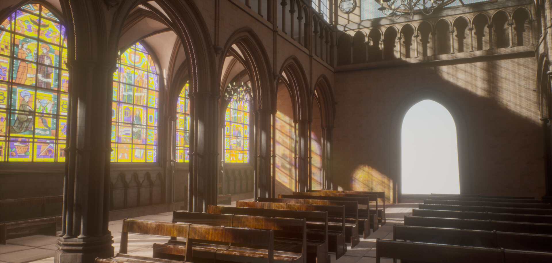ArtStation - Cathedral church environment