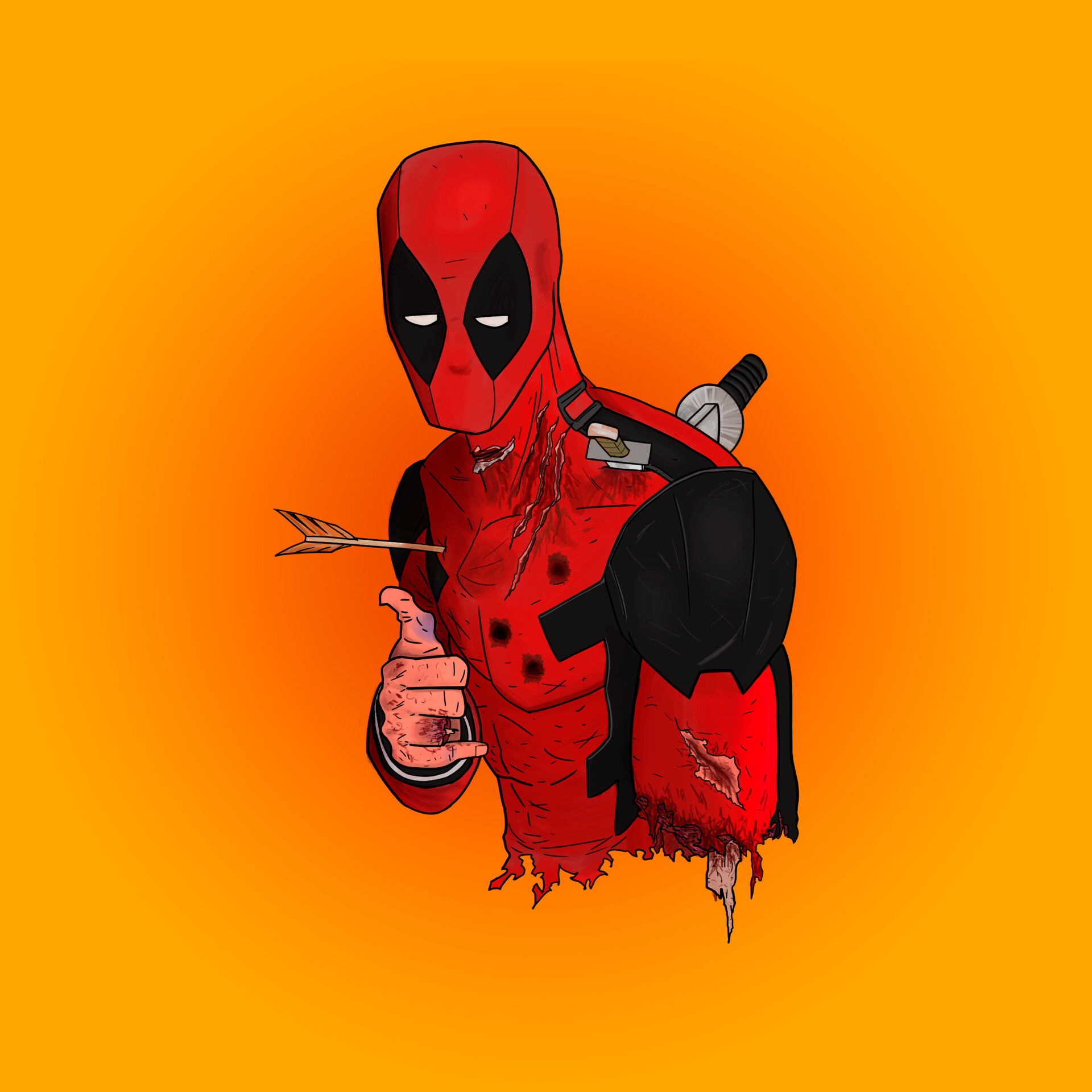 ArtStation - All f***** up Deadpool