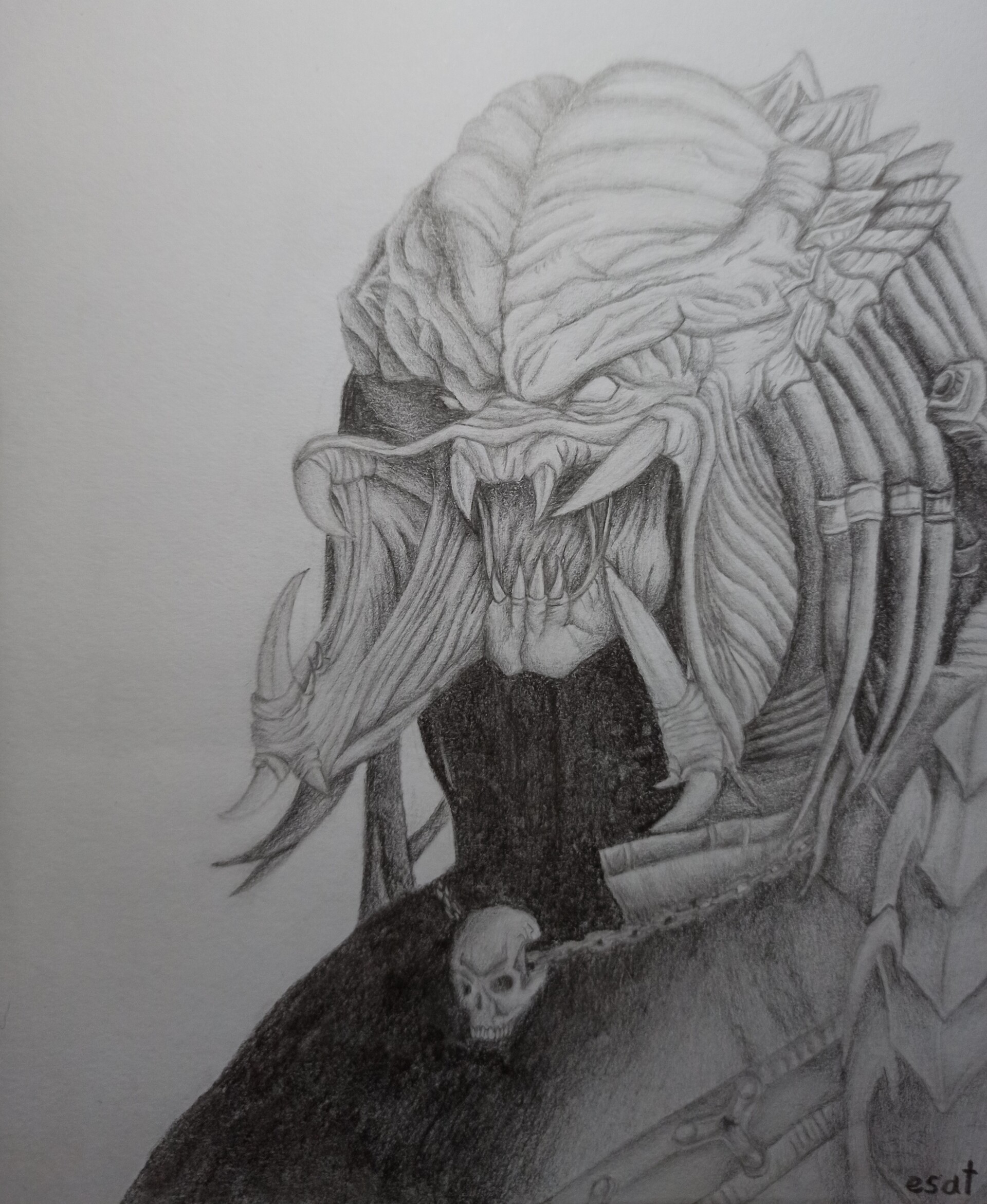 ArtStation - I drew Predator.