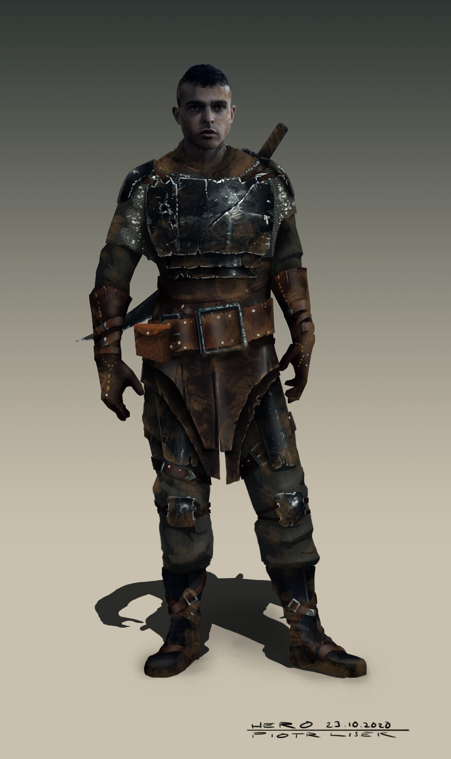 ArtStation - Post apocalyptic hero concept art.