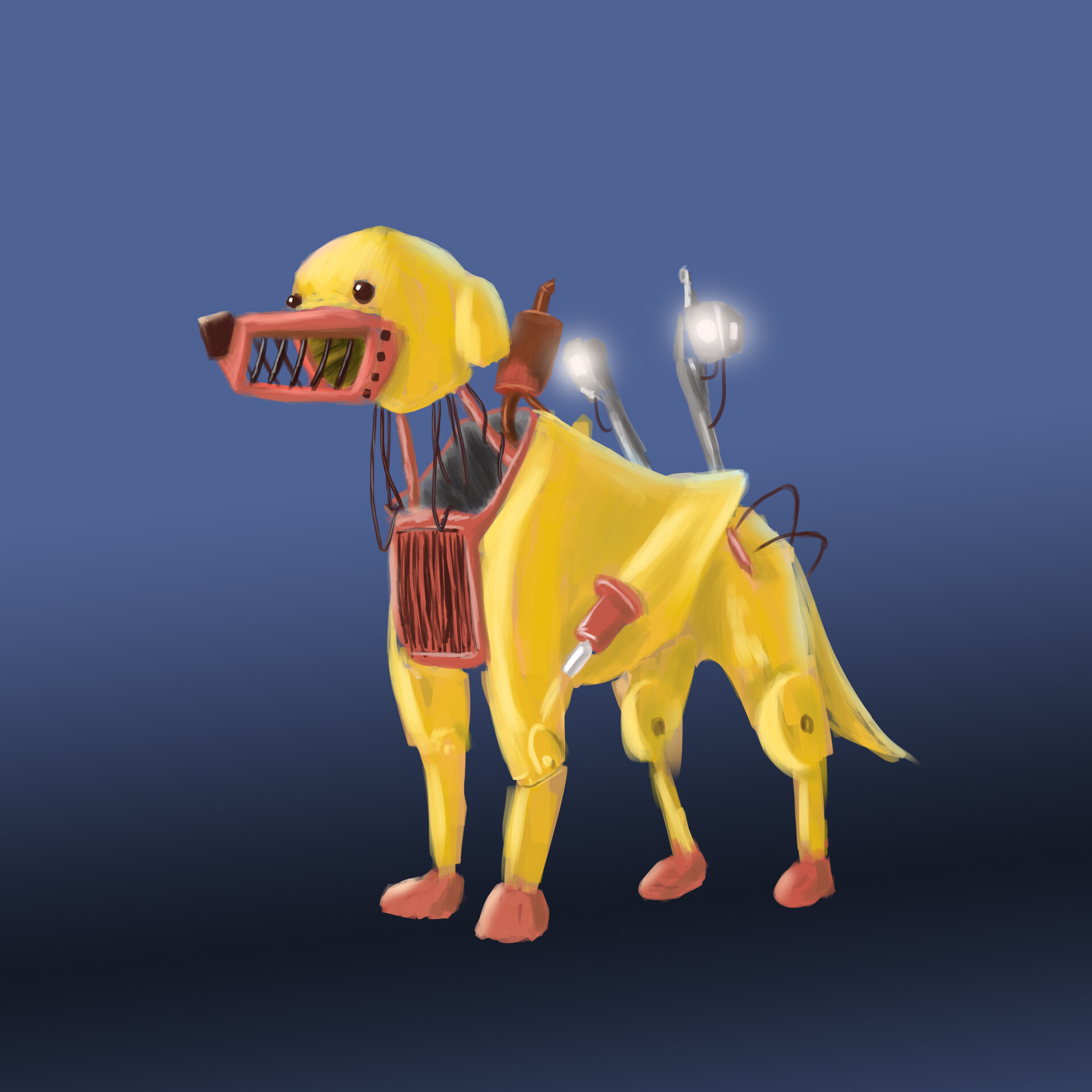 ArtStation - Construction dog