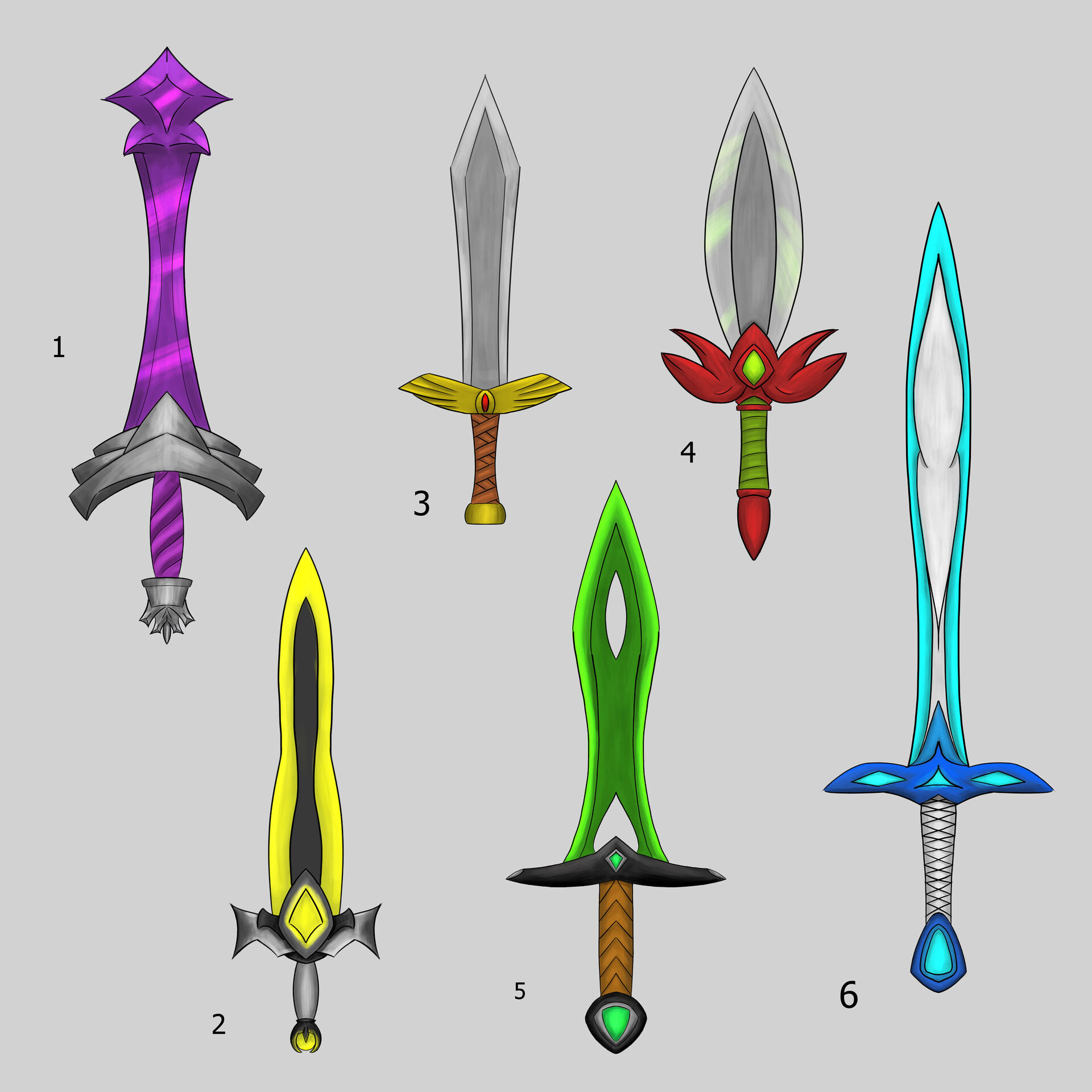 ArtStation - Sword designs